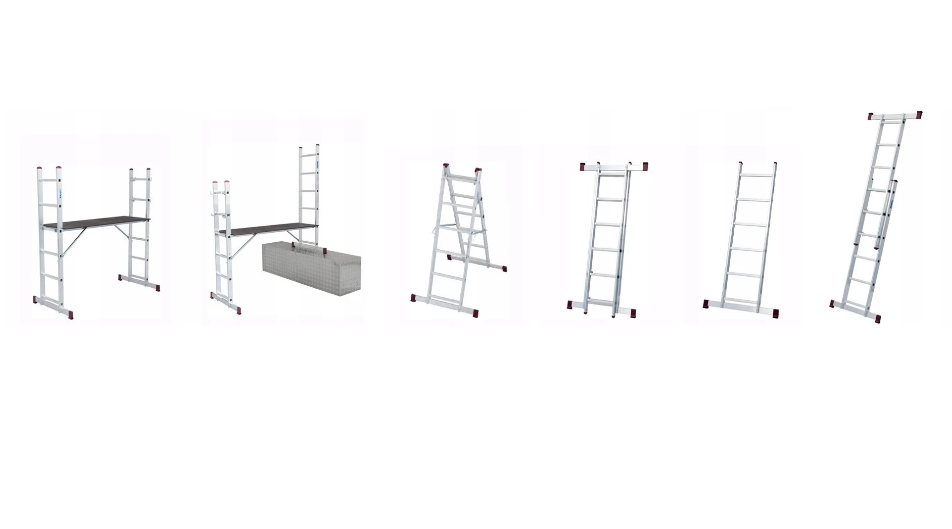 KRAUSE CORDA DRABINA ALU.POMOST ROBOCZY 2X6 82015 | Drabiny | Loombard.pl