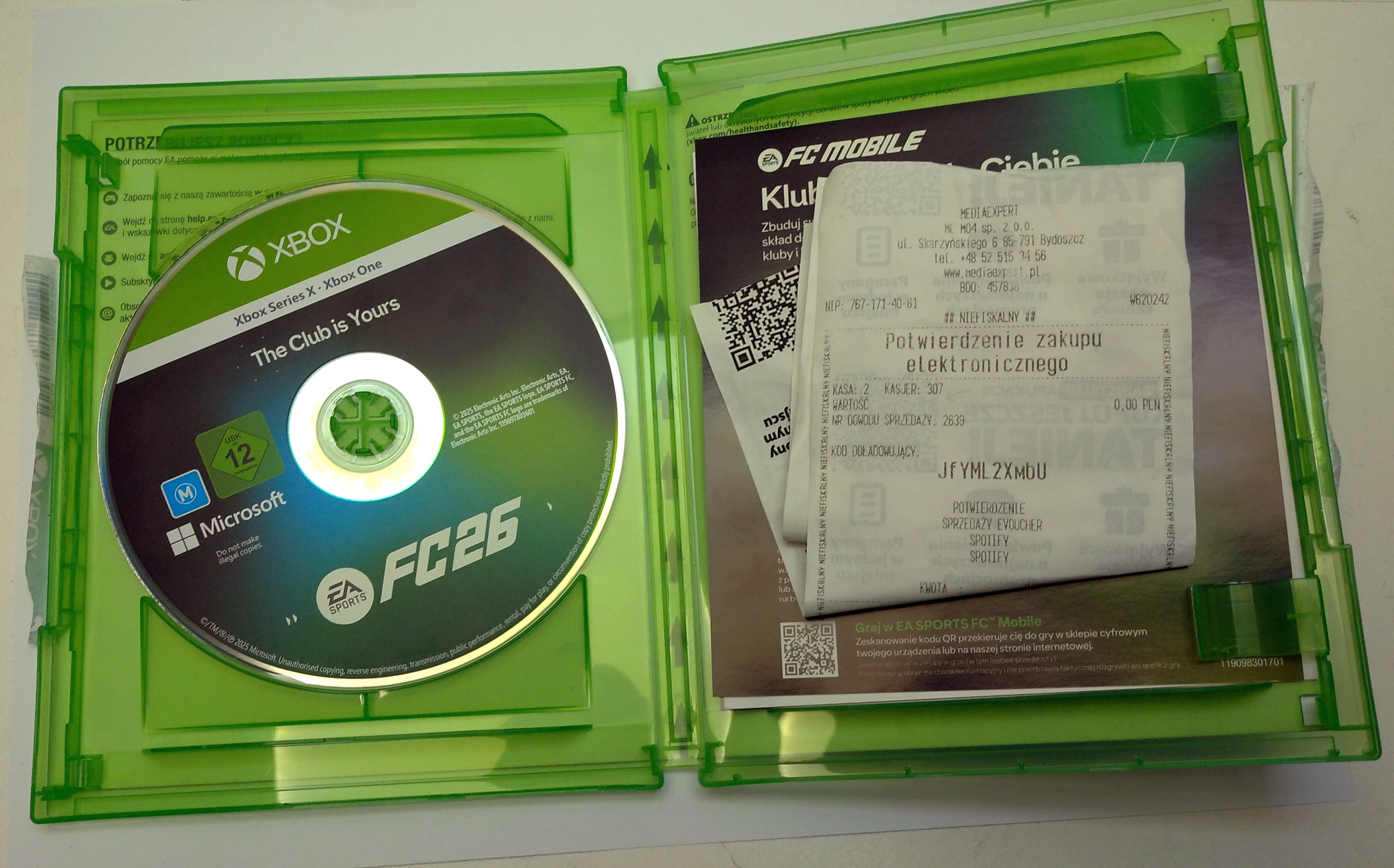 GRA FC26 XBOX SERIES X / ONE | Gry na konsole | Loombard.pl