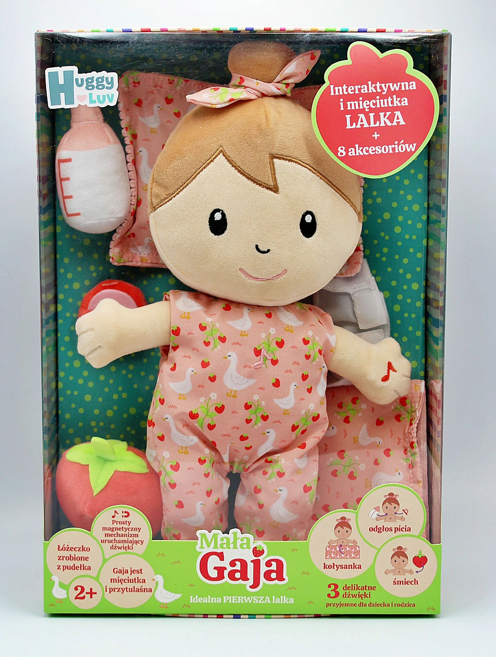 LALKA INTERAKTYWNA HUGGY LUV MAŁA GAJA GAIA – MOJA PIERWSZA PRZYTULANKA ...