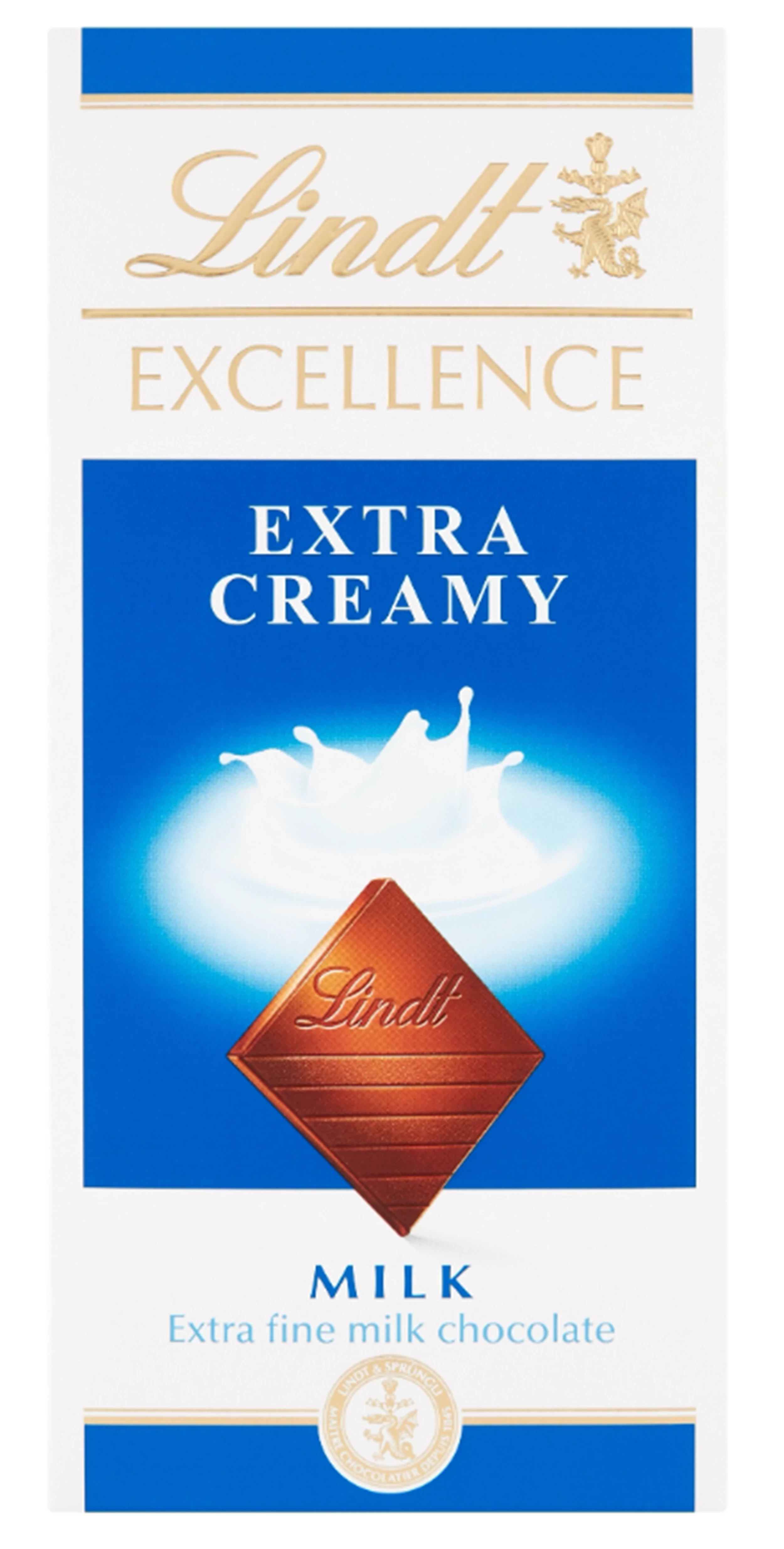 LINDT EXCELLENCE EXTRA CREAMY CZEKOLADA MLECZNA 100G 06,2026 ...
