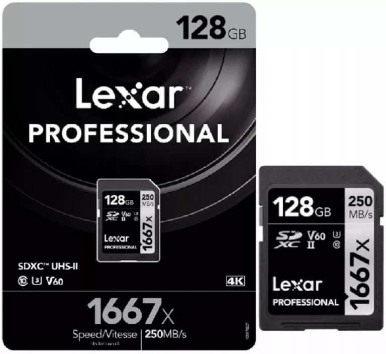 KARTA PAMIĘCI 128GB LEXAR PRO 1667X SDXC UHS-II (V60) 4895217913177 ...