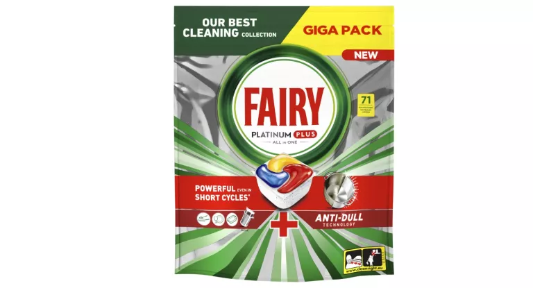 FAIRY PLATINUM PLUS ALL IN ONE TABLETKI DO ZMYWARKI CYTRYNA 71 SZT ...
