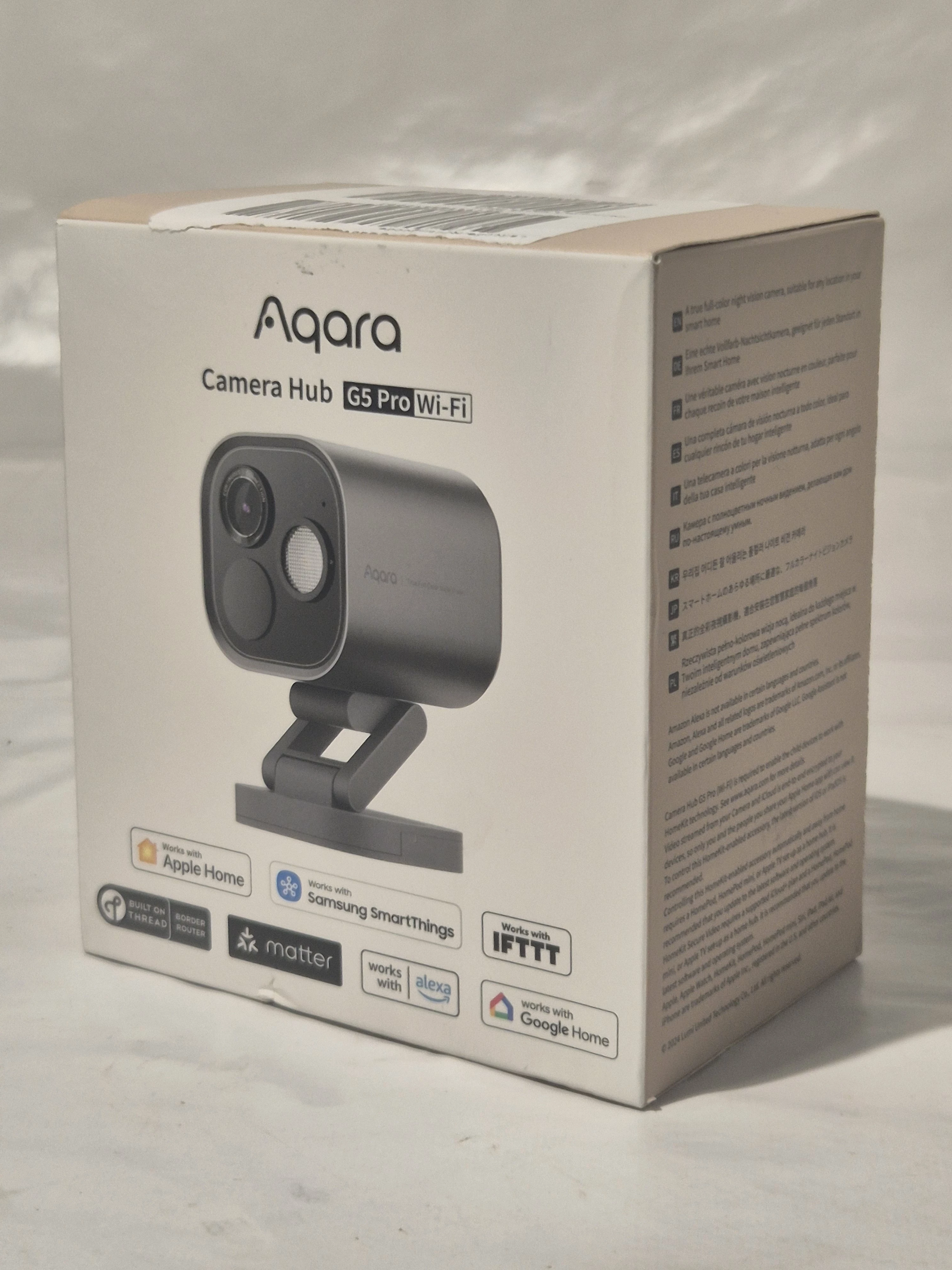 AQARA CAMERA HUB G5 PRO WI-FI SZARA | KAMERA IP | 1520P, ZIGBEE, CH-C07 ...