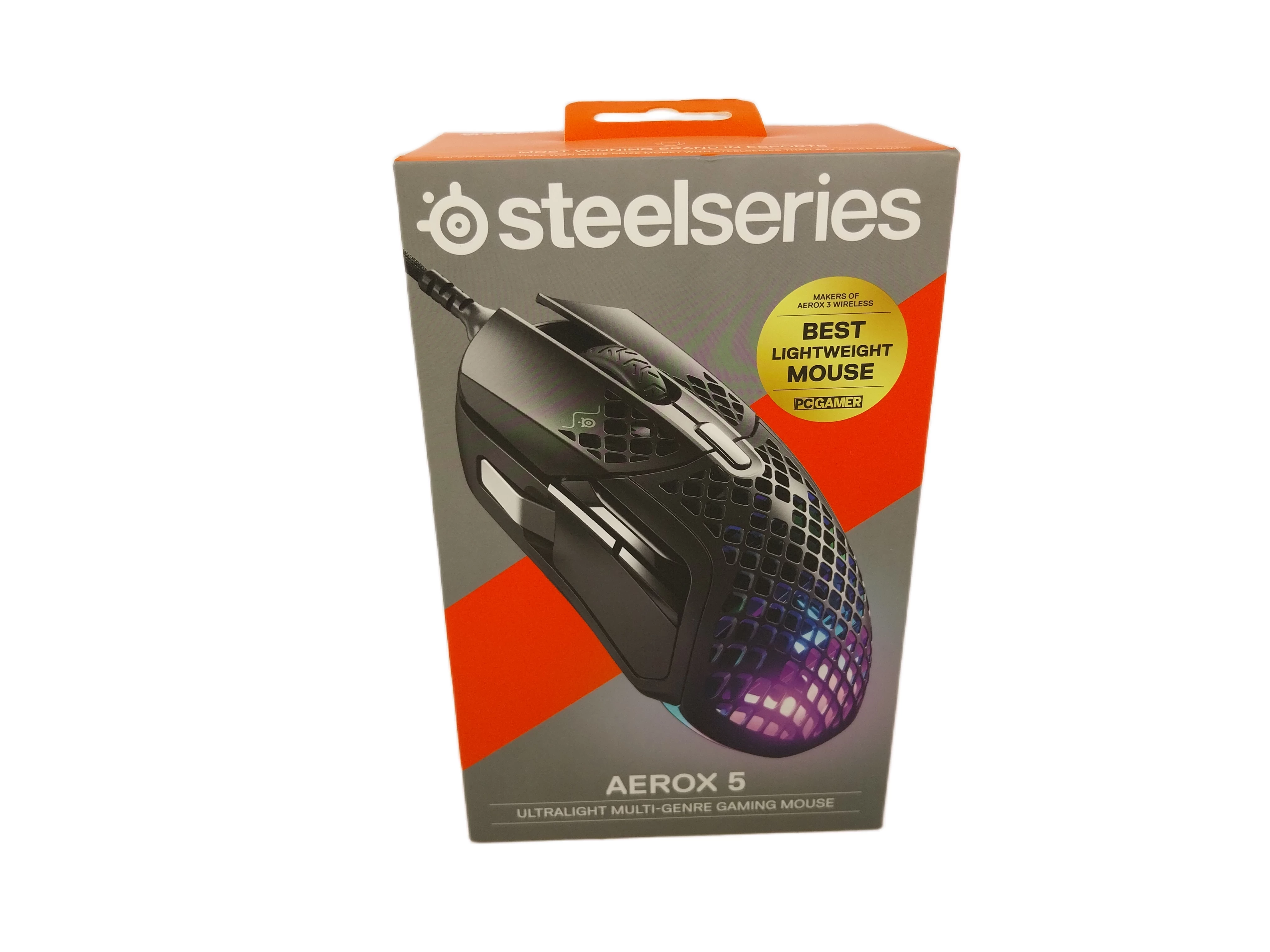 MYSZ STEELSERIES AEROX 5 W PUDEŁKU | Przewodowe | Loombard.pl
