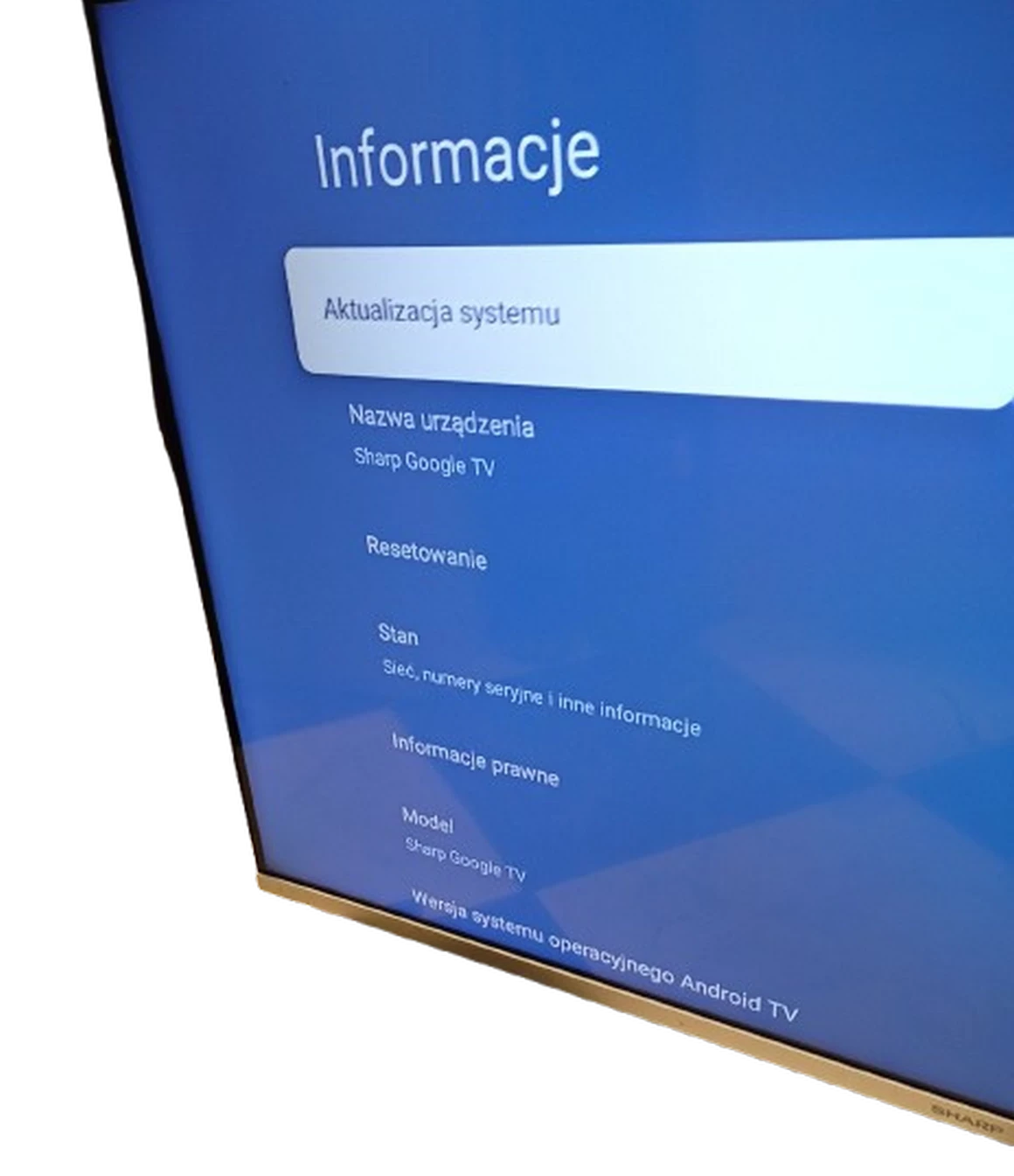 TELEWIZOR SHARP 43GP6765E 4K ULTRA HD SMART QLED TV 108CM/43' | Loombard.pl