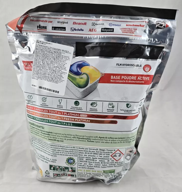 KAPSUŁKI DO ZMYWARKI FAIRY FRESH PLATINUM 66SZT | Tabletki do zmywarki ...