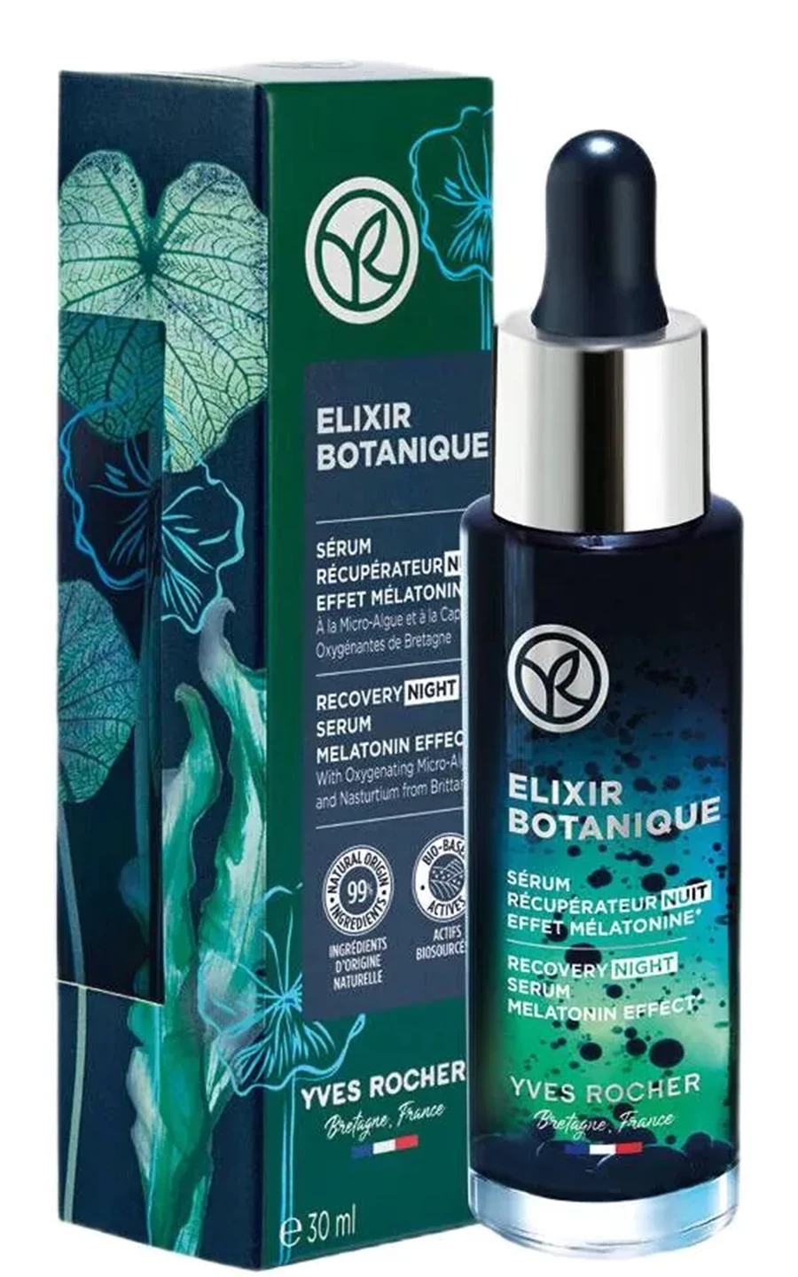 YVES ROCHER SERUM ELIXIR BOTANIQUE EFEKT MELATONINY 11/2027 | Serum ...