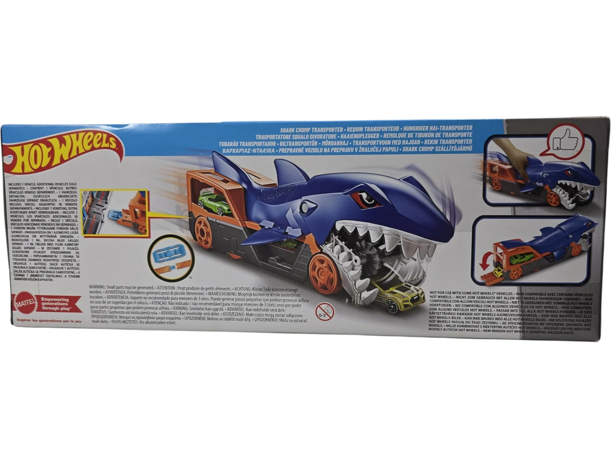 HOT WHEELS CITY REKIN TRANSPORTER GVG36 Z MIEJSCEM NA 5 POJAZDÓW ...