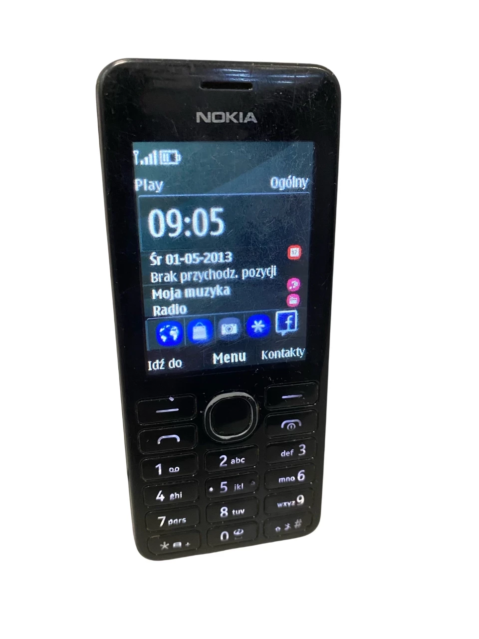 TELEFON KOMÓRKOWY NOKIA ASHA 206 4 MB / 64 MB 3G CZARNY | Smartfony i ...