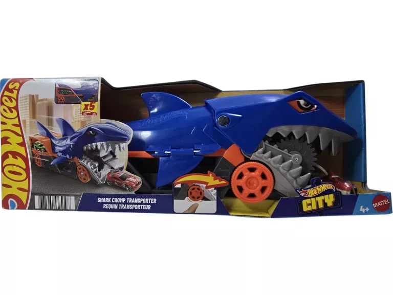 HOT WHEELS CITY REKIN TRANSPORTER GVG36 Z MIEJSCEM NA 5 POJAZDÓW ...