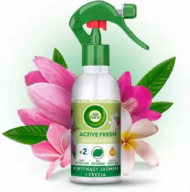 AIR WICK AIR SPRAY ODŚWIEŻACZ POWIETRZA KWITNĄCY JAŚMIN I FREZJA 237 ML ...