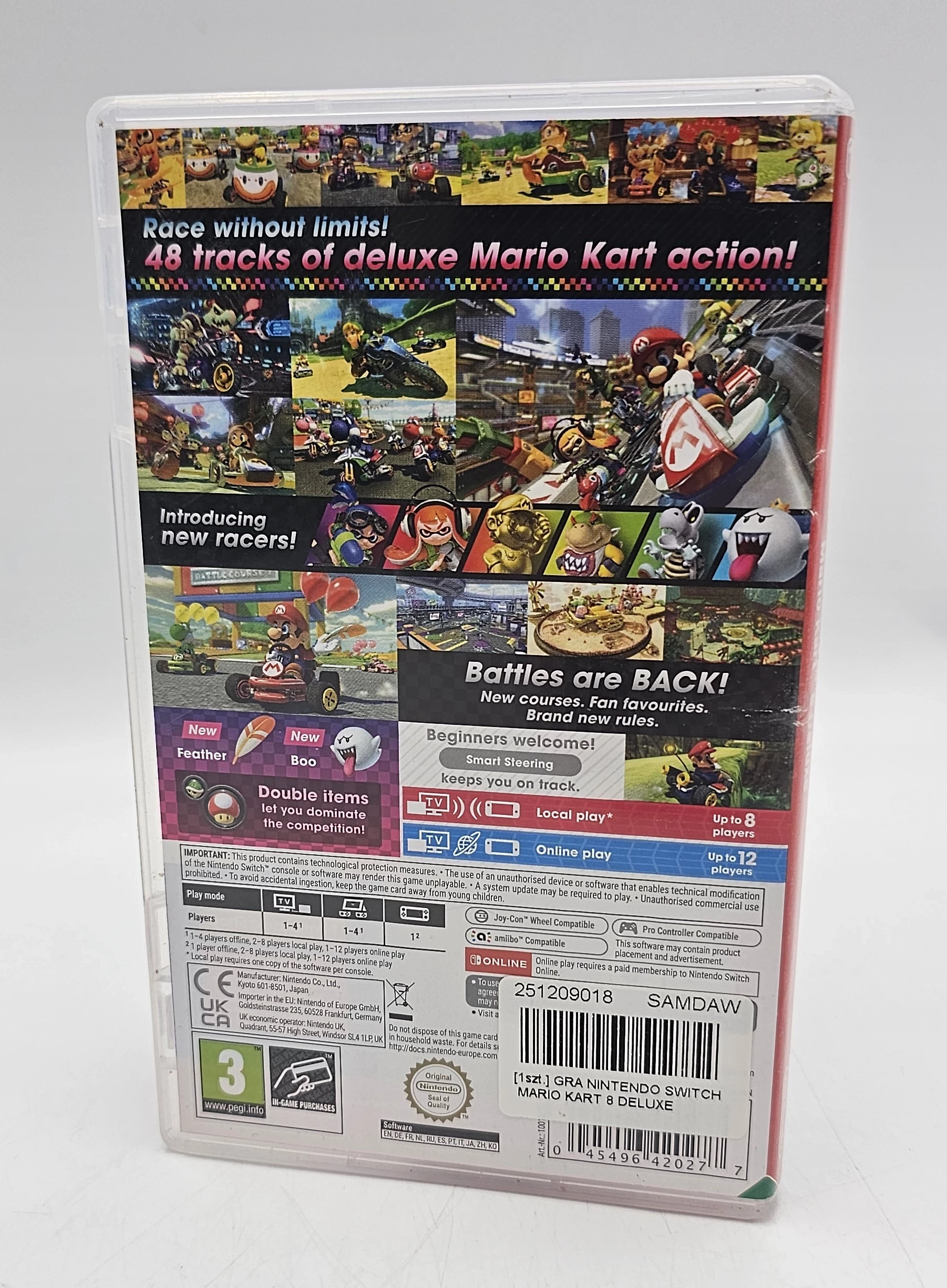 GRA NINTENDO SWITCH MARIO KART 8 DELUXE | Gry na konsole | Loombard.pl