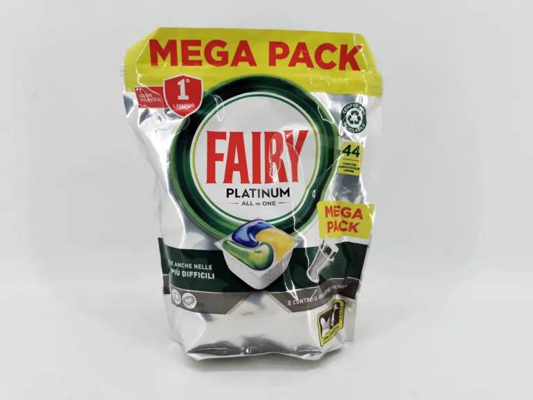 KAPSUŁKI DO ZMYWARKI FAIRY PLATINUM ALL IN ONE MEGA PACK, 44 KAPSUŁKI ...