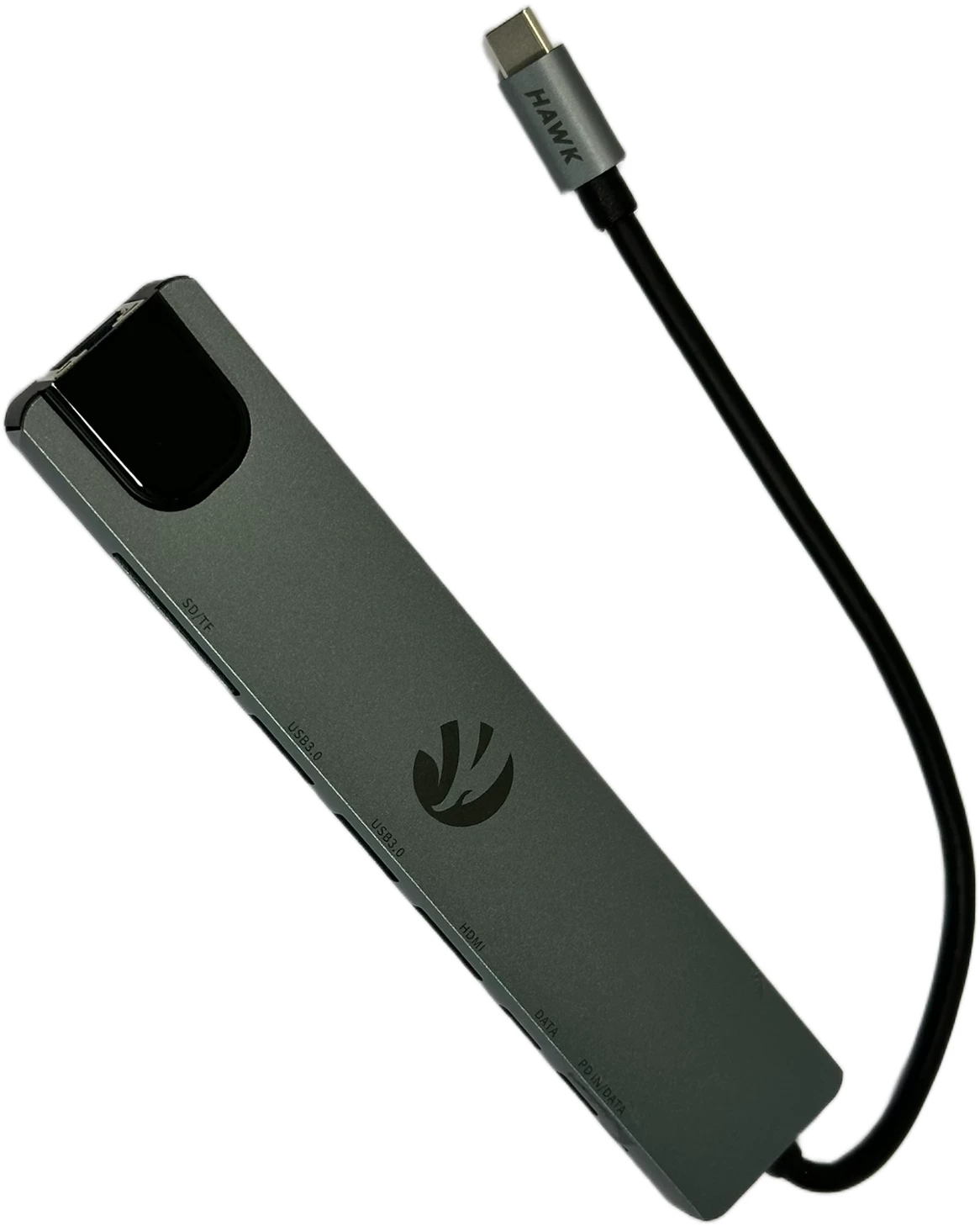 HUB HAWK HW-HUB801 8W1 USB TYPU C, PASYWNY KPL | Huby USB | Loombard.pl