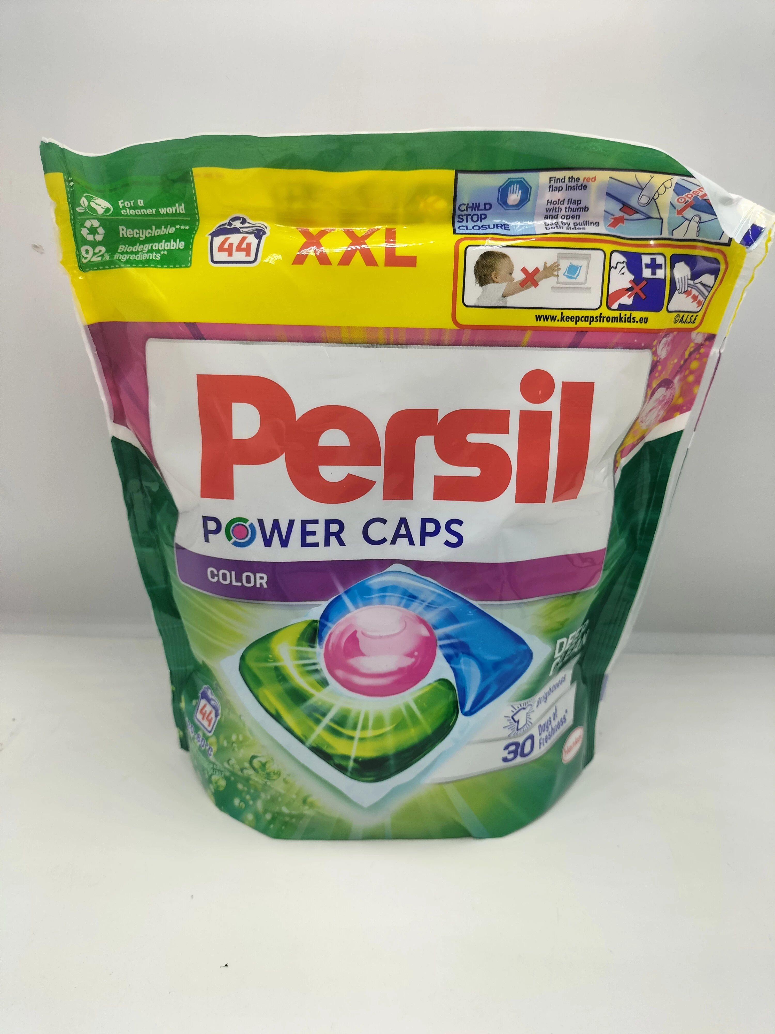 PERSIL XXL POWER CAPS COLOR KAPSUŁKI DO PRANIA KOLORÓW 44 SZT | Loombard.pl