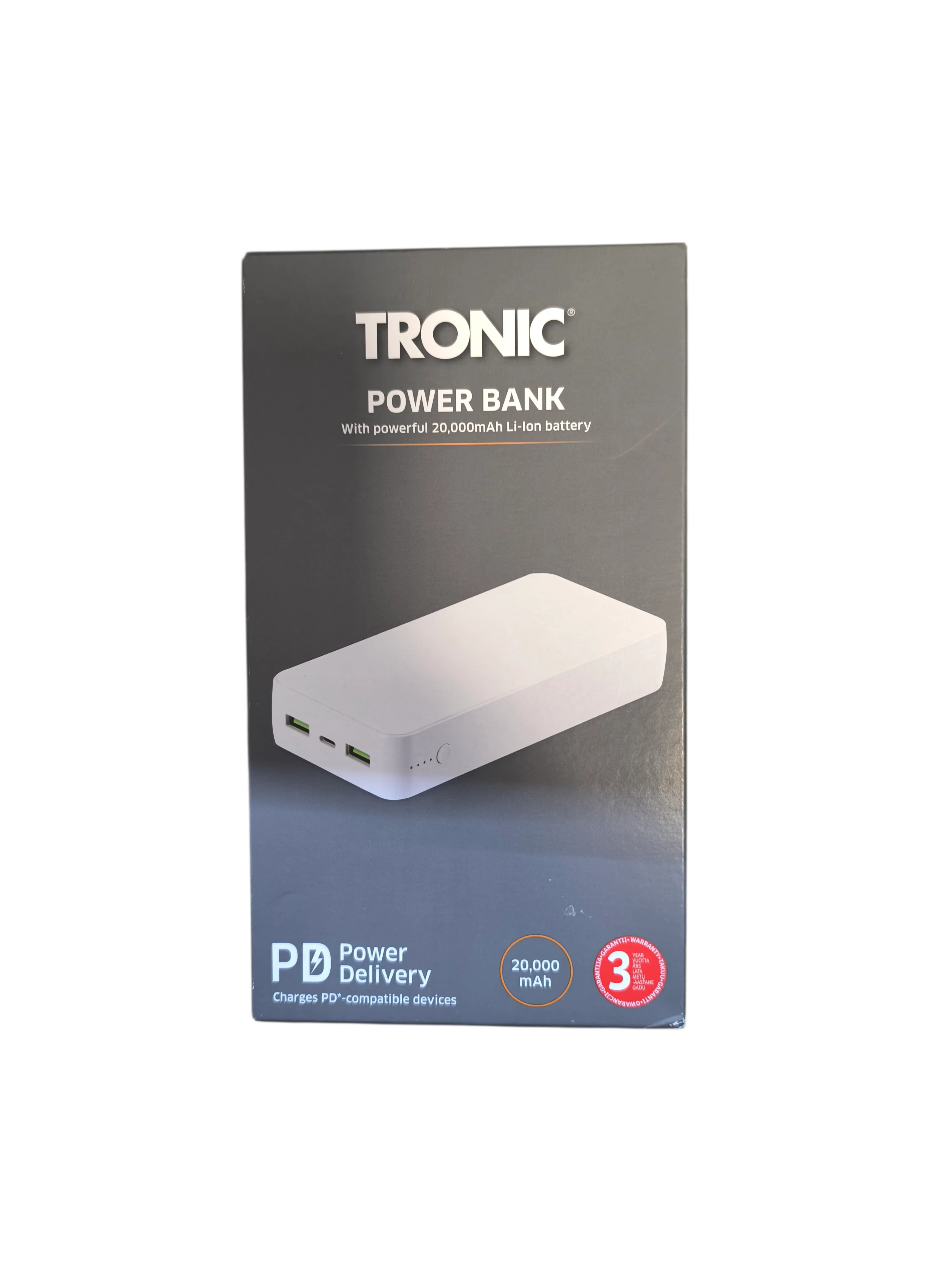 POWERBANK TRONIC BIAŁY 20 000MAH | Powerbanki | Loombard.pl
