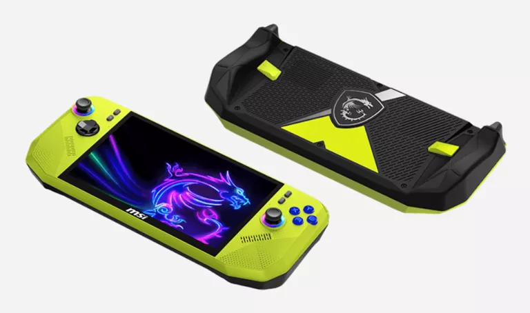 KONSOLA MSI CLAW A8 NEON GREEN 1TB, AMD RYZEN Z2, WIN 11, 4711377378659 ...