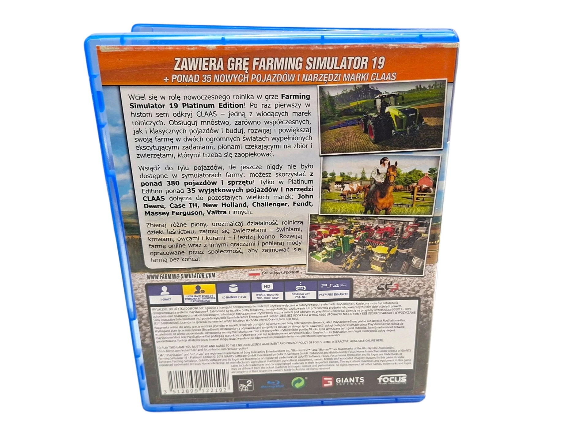GRA FARMING SIMULATOR 19 PL PS4 | Gry na konsole | Loombard.pl