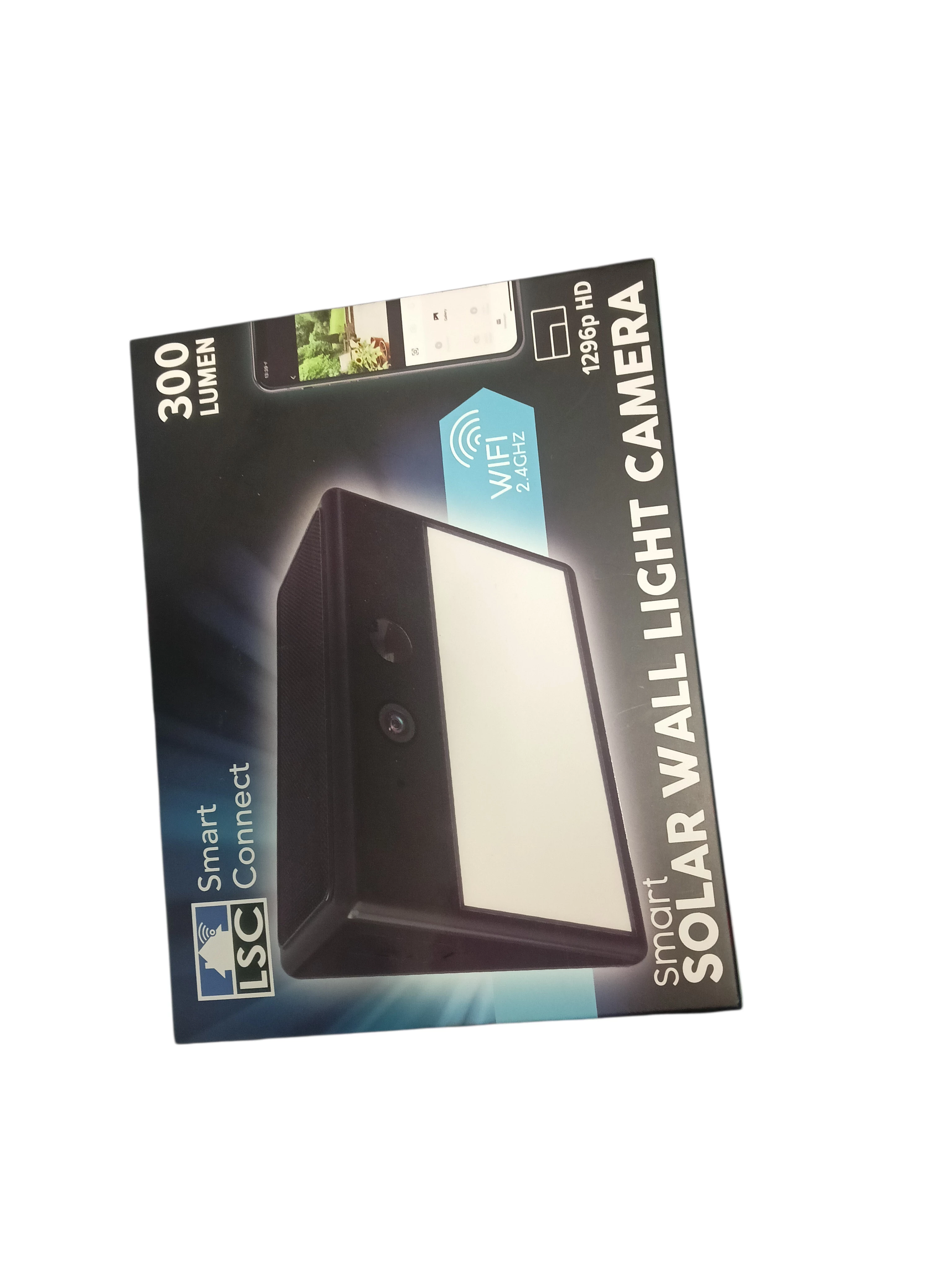 LSC SMART CONNECT 300 LUMEN SOLAR WALL LIGHT CAMERA | Mini kamery ...