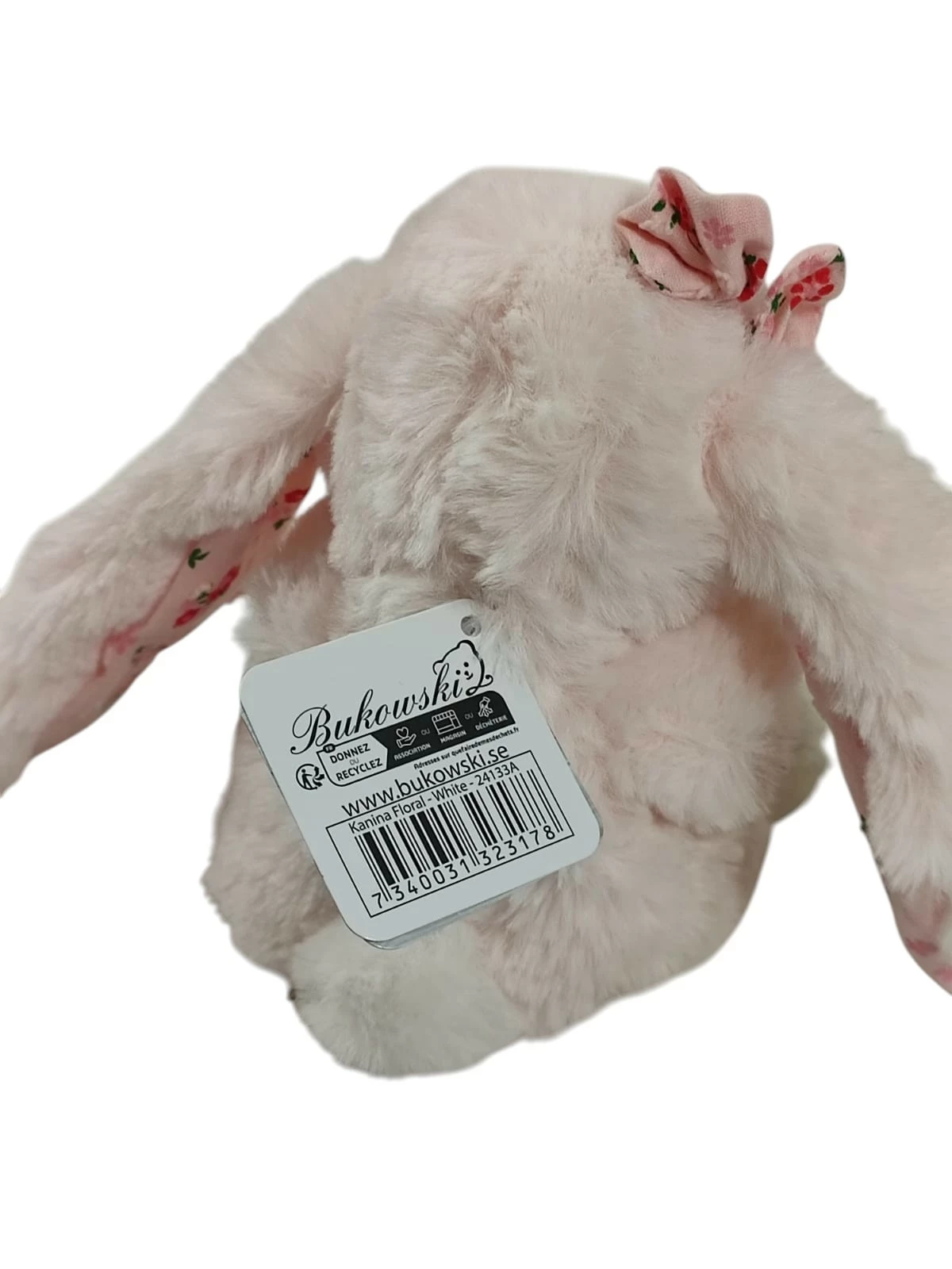 PLUSZOWA ZABAWKA BUKOWSKI DESIGN - KRÓLICZEK KANINA FLORAL - 15 CM ...