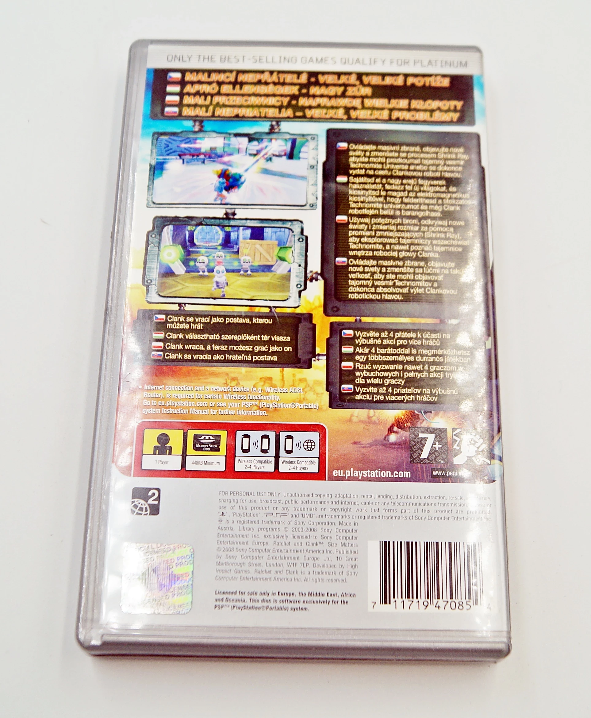 GRA NA KONSOLĘ PSP RATCHET & CLANK SIZE MATTERS | Gry na konsole ...