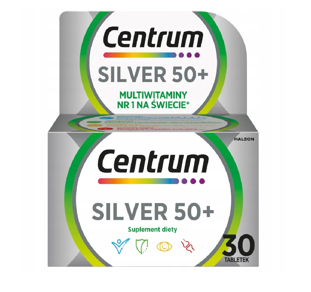 CENTRUM SILVER 50+ MULTIWITAMINY SUPLEMENT DIETY 30 TABLETEK | Loombard.pl
