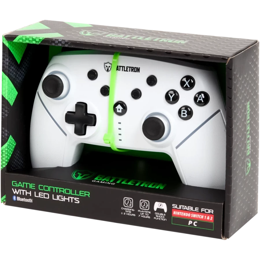 PAD KONTROLER DO GIER - BATTLETRON - NINTENDO SWITCH 1 / 2 + PC LED ...