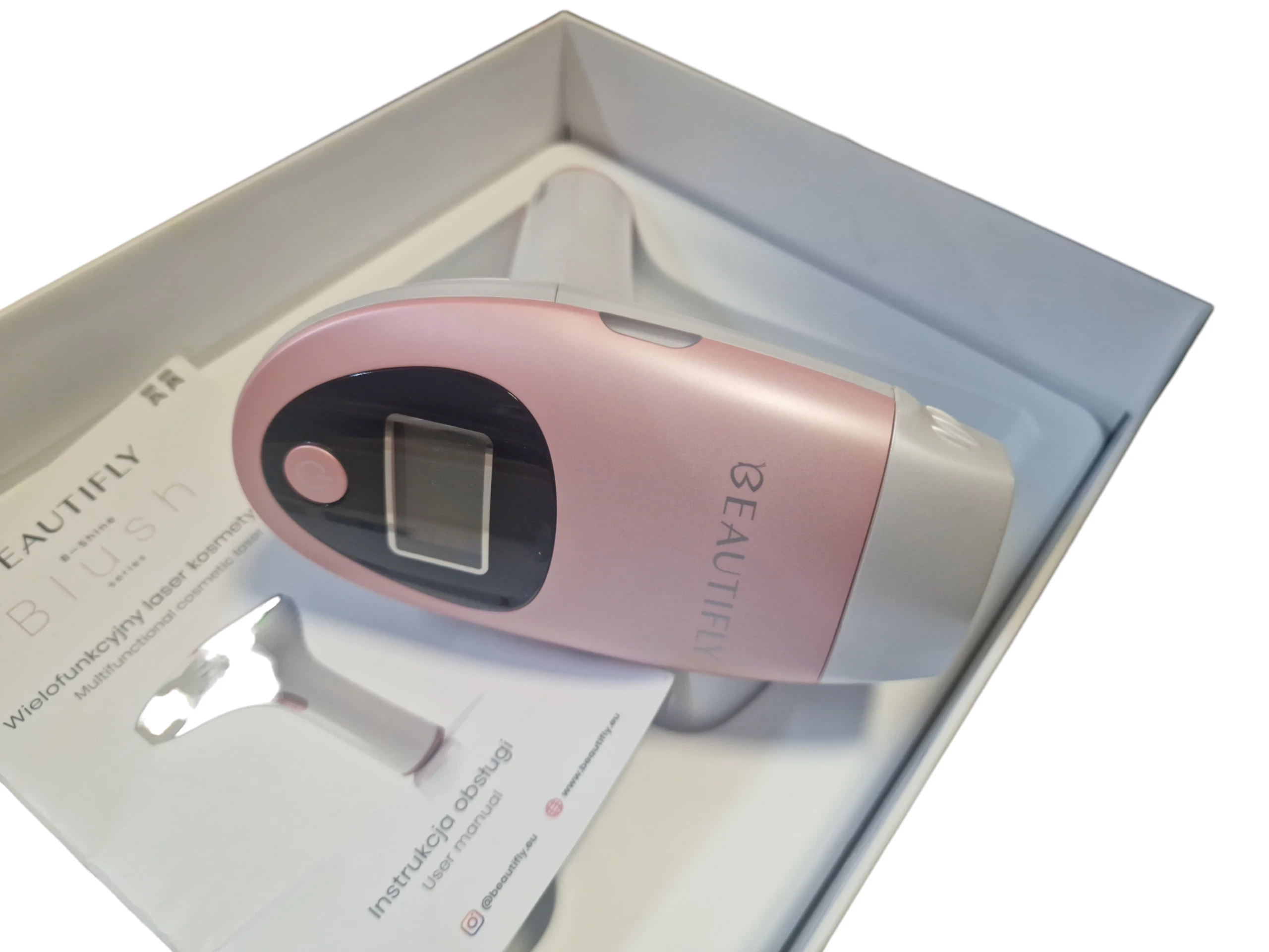 DEPILATOR LASEROWY BEAUTIFLY B-SHINE BLUSH | Depilatory | Loombard.pl
