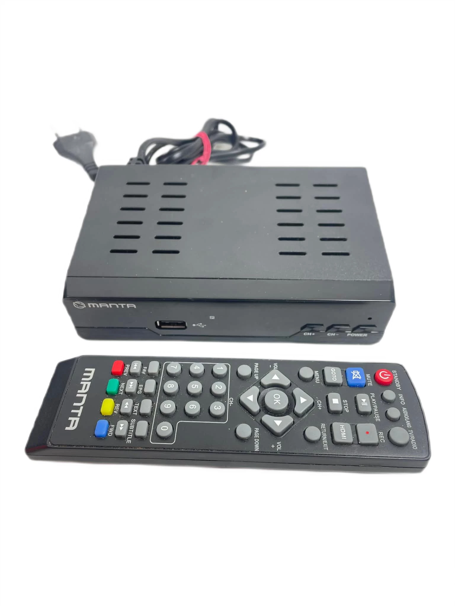 DEKODER DVBT MANTA DVBTTO10SX Z PILOTEM | Tunery | Loombard.pl