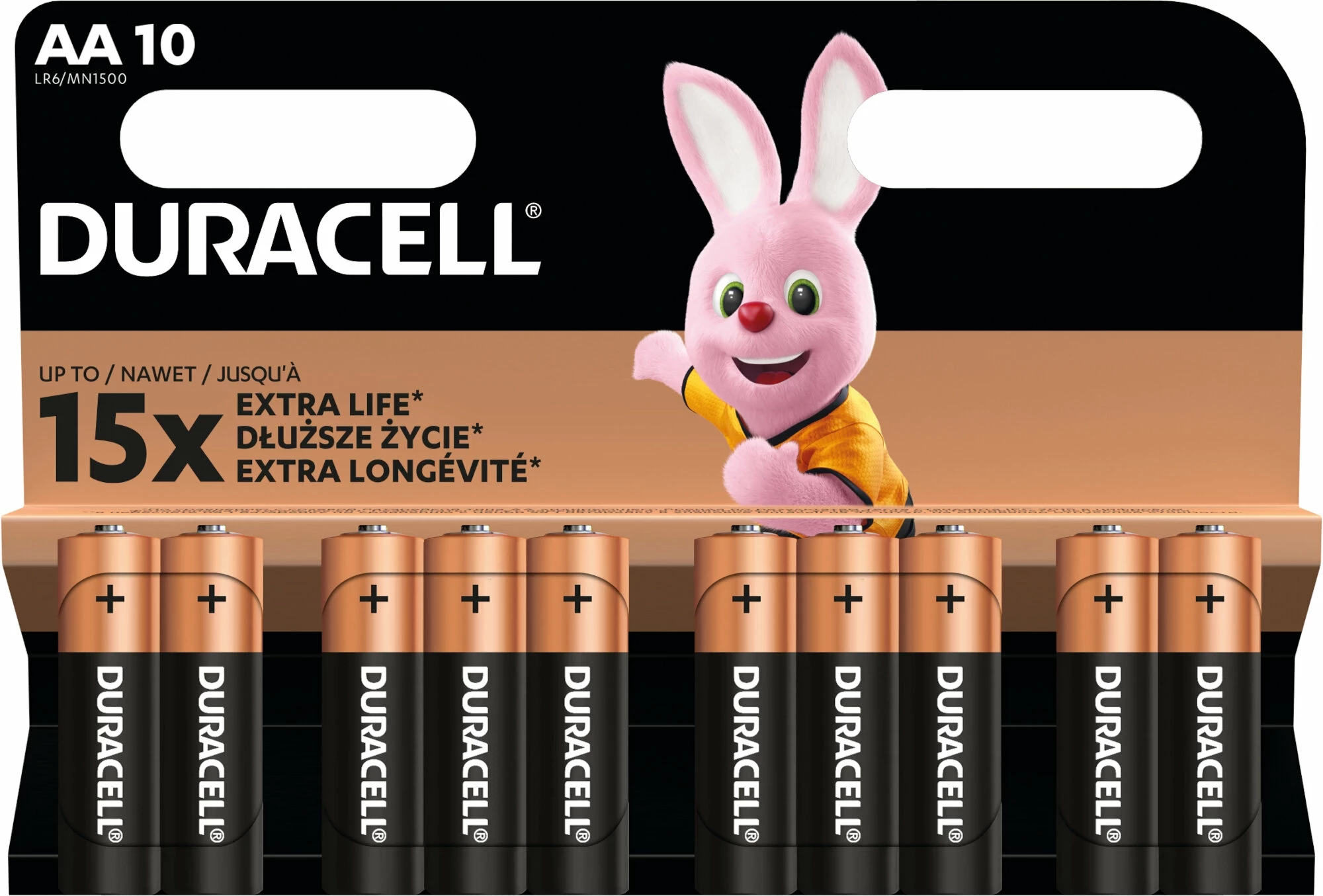 DURACELL BATERIE ALKALICZNE R6 AA X10 | Baterie | Loombard.pl