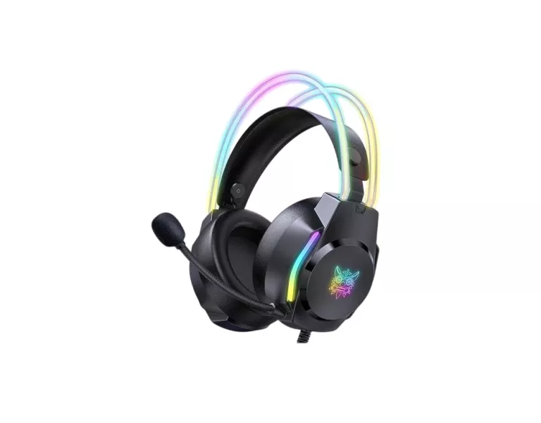 SŁUCHAWKI NAUSZNE ONIKUMA X26 BLACK GAMINGOWE Z MIKROFONEM RGB - OUTLET ...