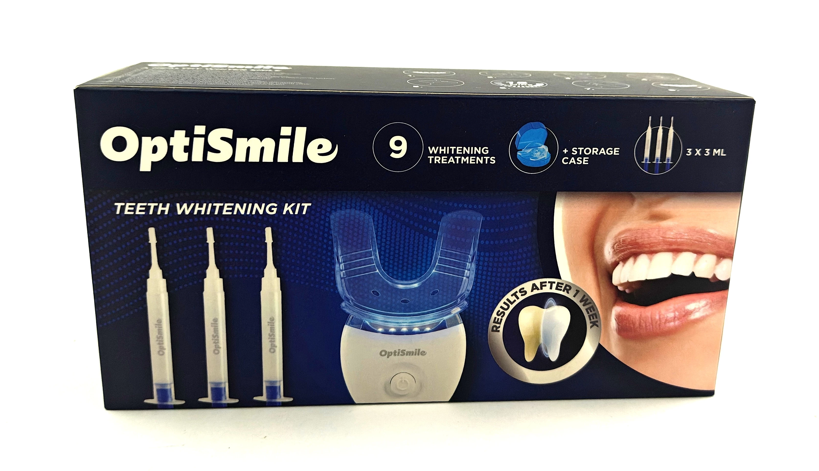 KOMPLETNY ZESTAW DO WYBIELANIA ZĘBÓW OPTISMILE 9 ZABIEGÓW SKUTECZNY ...