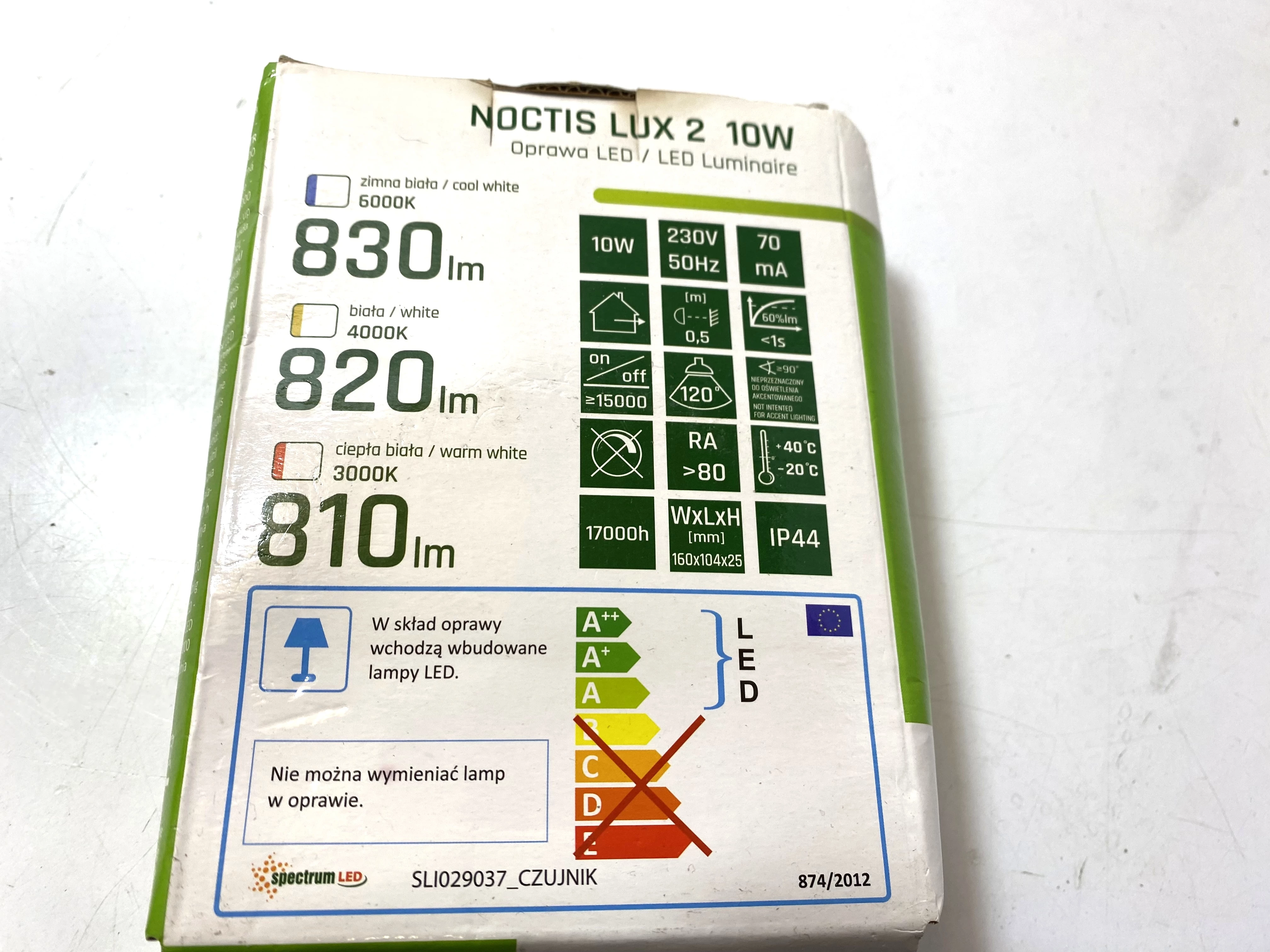 NOCTIS LUX 2 10W SPECTRUM LED | Halogeny i naświetlacze | Loombard.pl