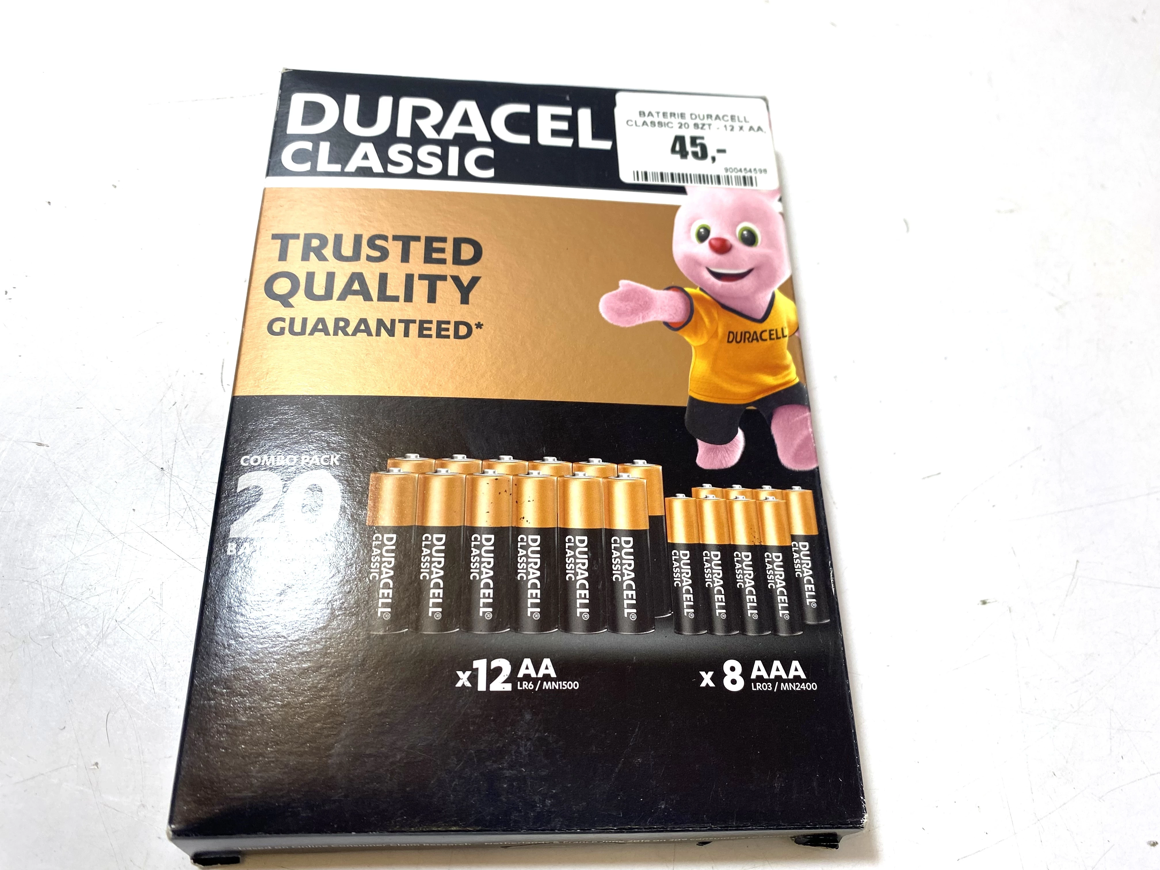 BATERIE DURACELL CLASSIC 20 SZT - 12 X AA, 8 X AAA | Baterie | Loombard.pl