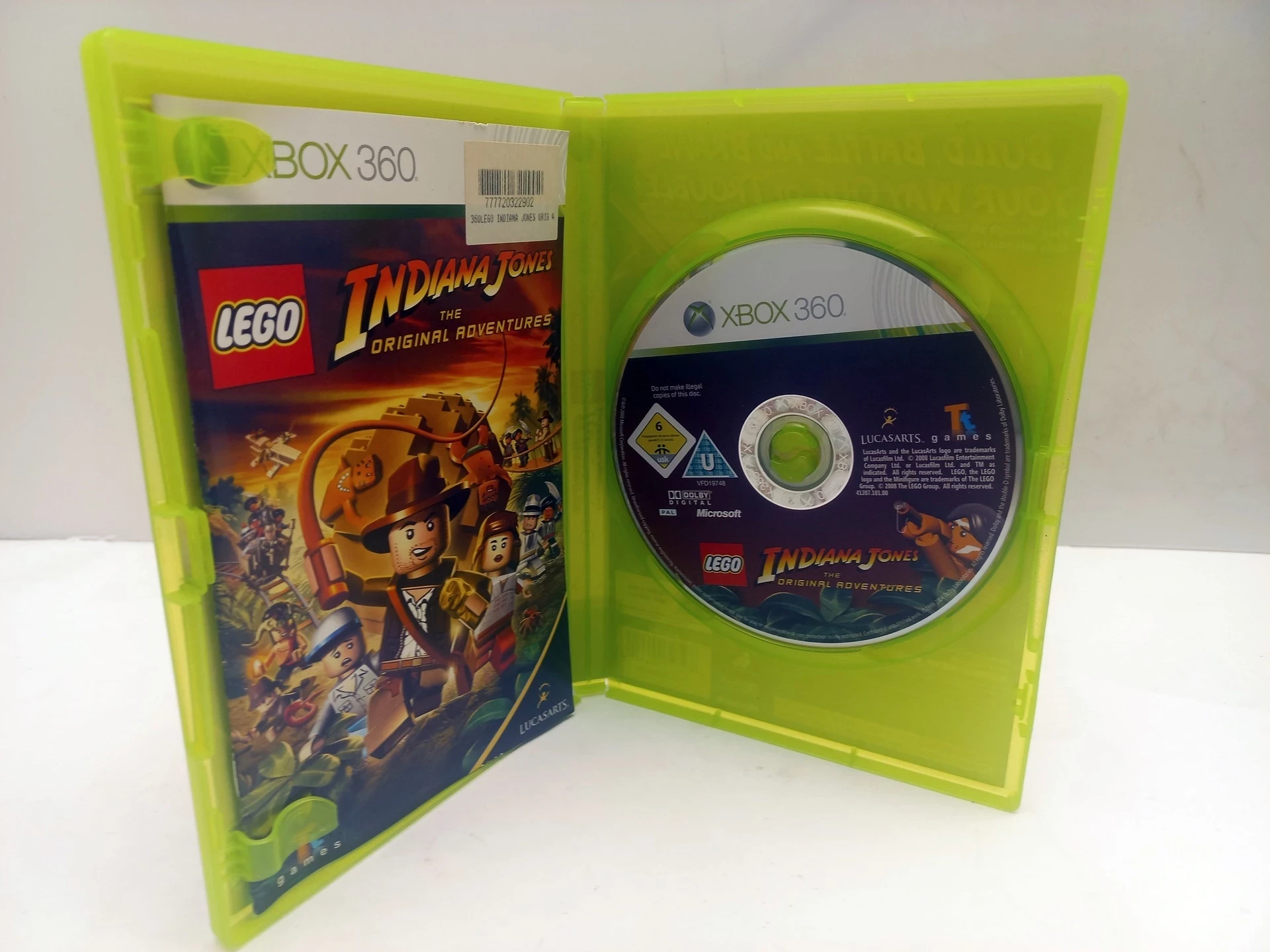 GRA XBOX 360 LEGO INDIANA JONES ORIGINAL ADVENTURES | Gry na konsole ...