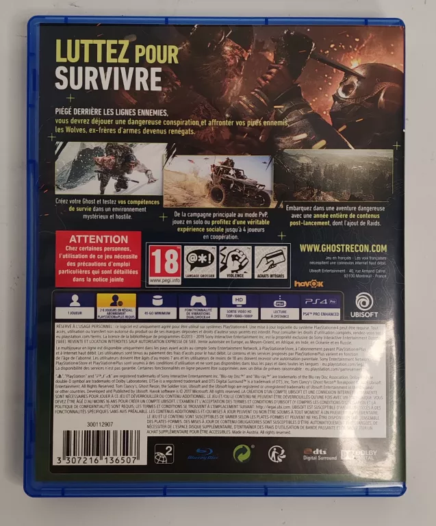 GRA PS4 TOM CLANCY'S GHOST RECON: BREAKPOINT | Gry na konsole | Loombard.pl