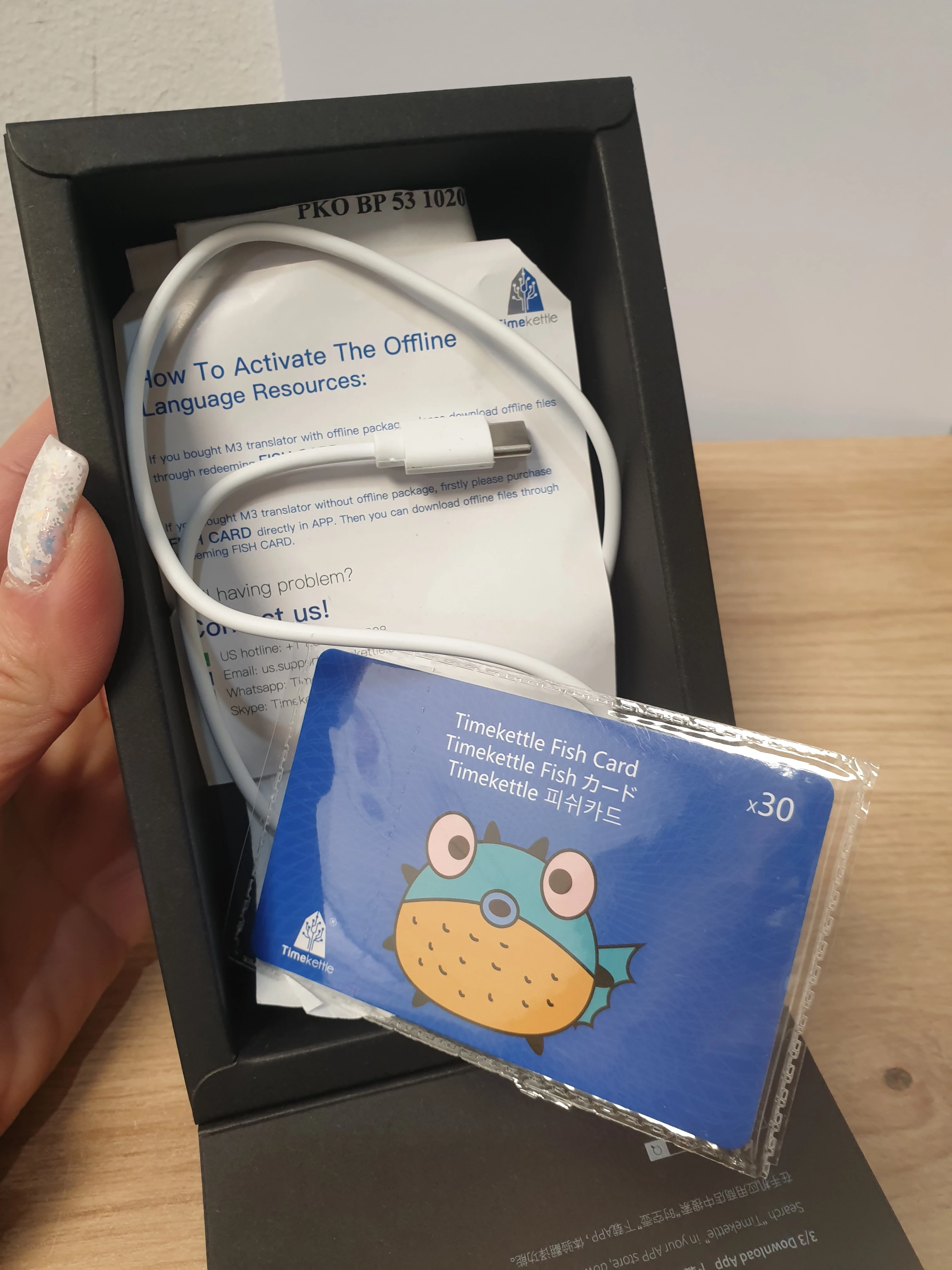 TIMEKETTLE M3 TŁUMACZ JĘZYKA / TRANSLATOR - SŁUCHAWKI TŁUMACZĄCE /GW | Loombard.pl