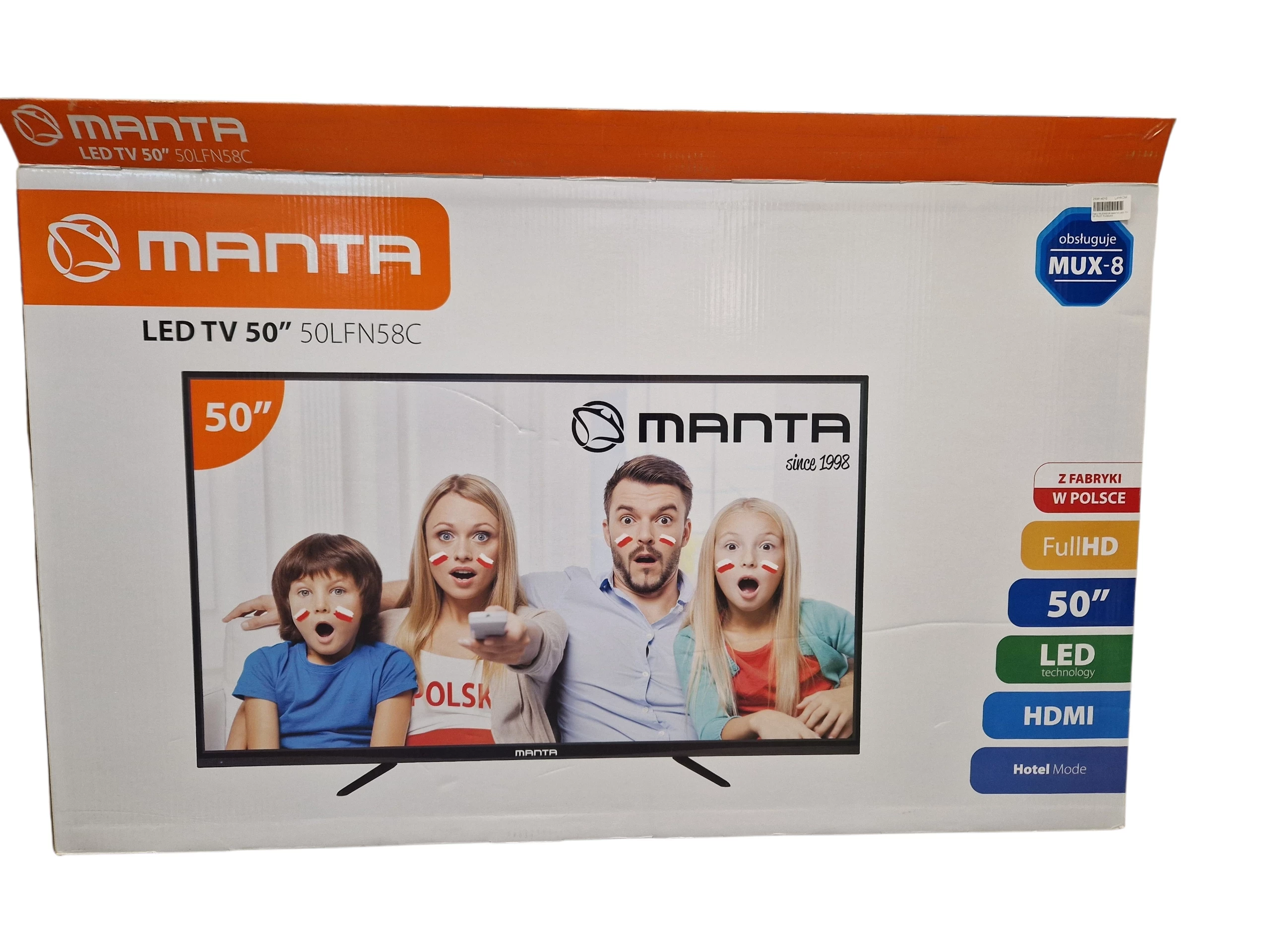 TELEWIZOR MANTA LED 50 CALI 50LFN58C PUDEŁKO | Telewizory | Loombard.pl