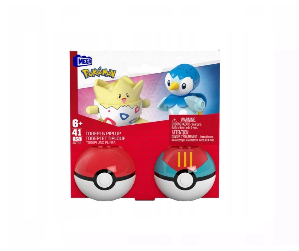 POKÉMON MEGA CONSTRUCTION SET POKÉ BALL COLLECTION: PIPLUP & TOGEPI ...