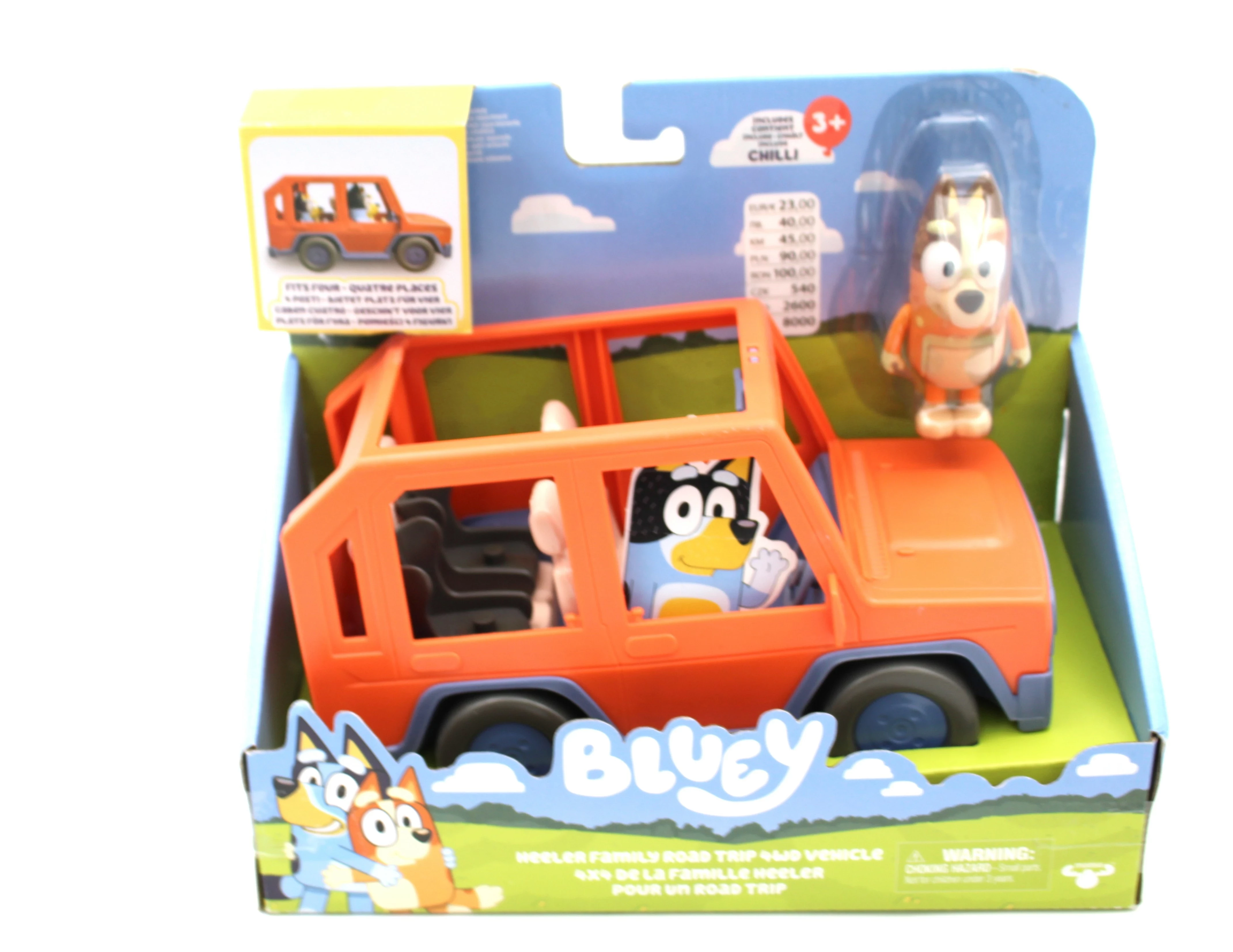 POJAZD MOOSE TOYS BLUEY HEELER FAMILY ROAD TRIP 4WD VEHICLE | Samochody ...