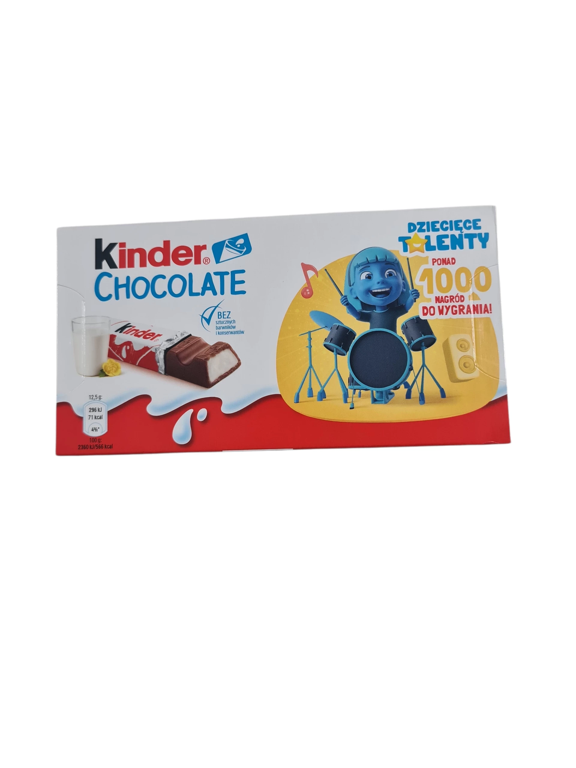 KINDER CHCOCOLATE 8SZT. 100G 4/2026 | Batony | Loombard.pl