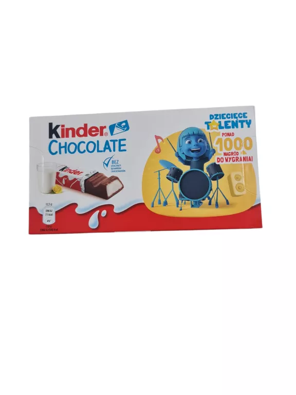 KINDER CHCOCOLATE 8SZT. 100G 4/2026 | Batony | Loombard.pl