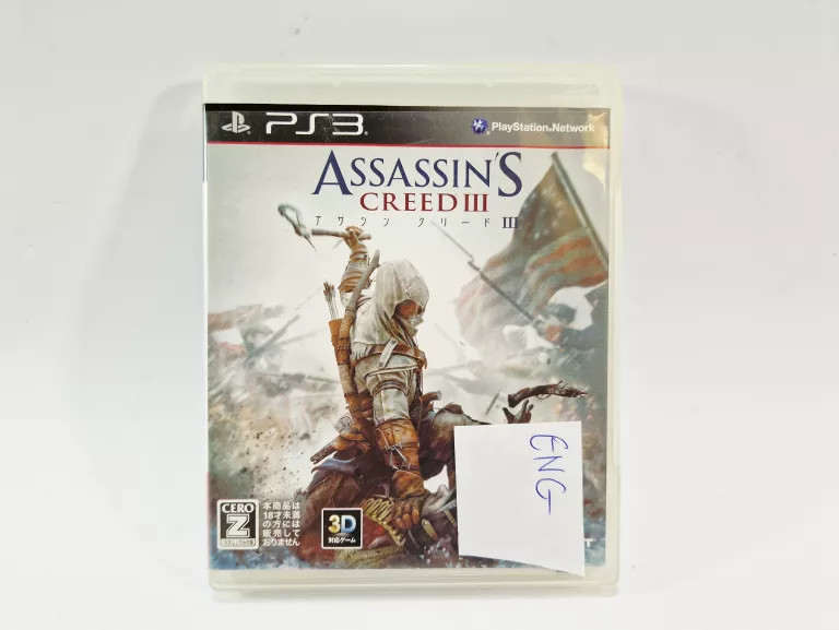 GRA ASSASSINS CREED III PS3 NTSC-J | ANGIELSKI W GRZE | Gry na konsole ...