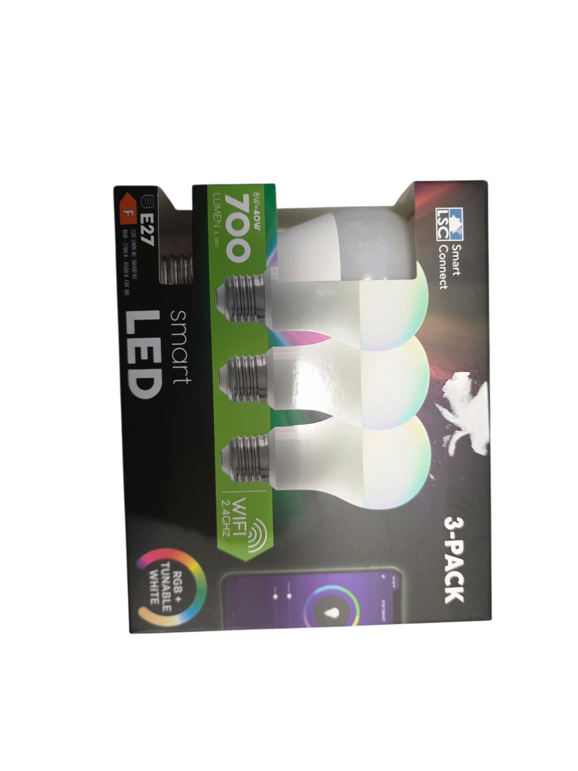 INTELIGENTNE ŻARÓWKI E27 LED LSC SMART CONNECT 3 | Źródła światła ...