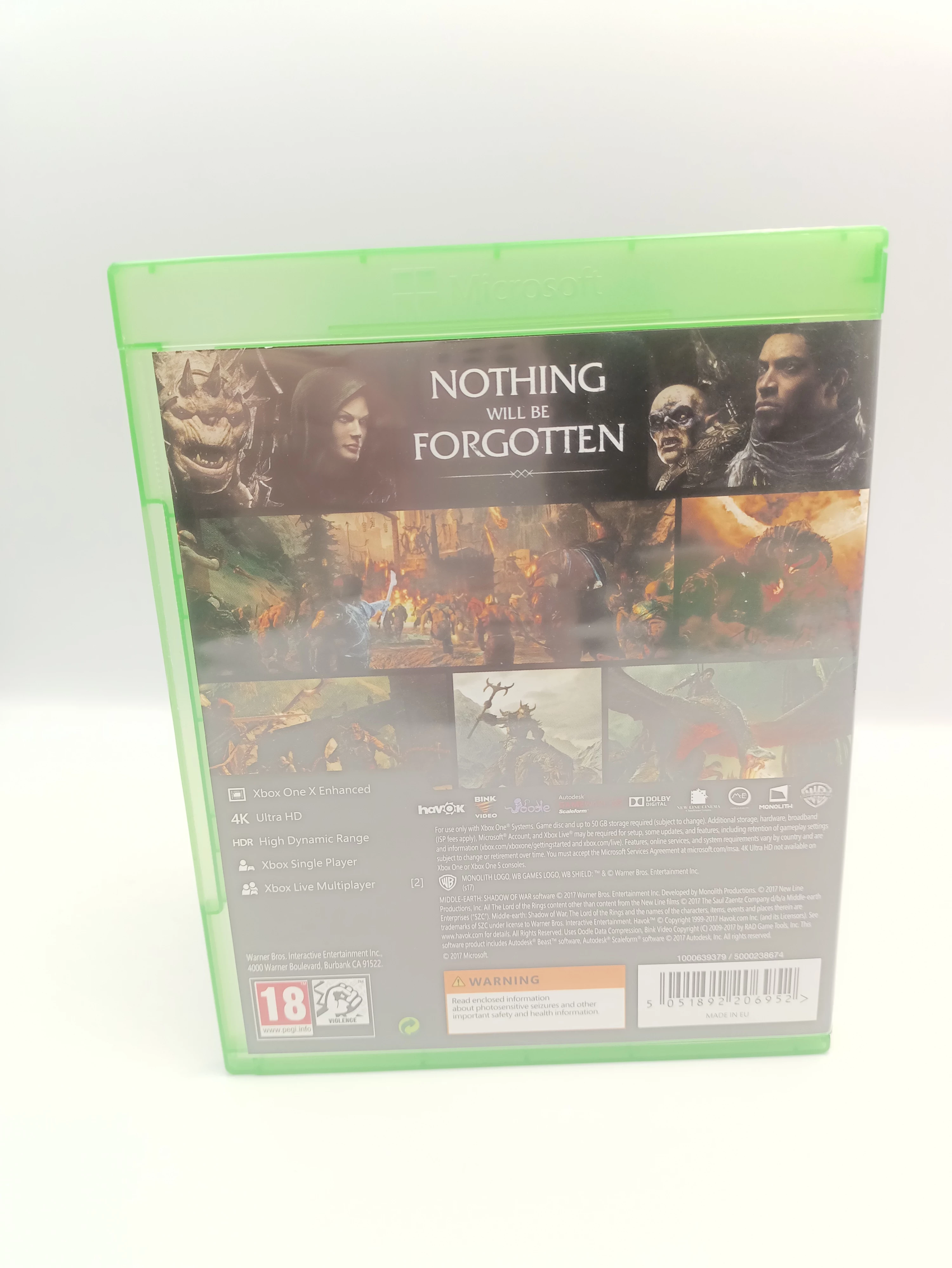 GRA SHADOW OF WAR XBOX ONE | Gry na konsole | Loombard.pl