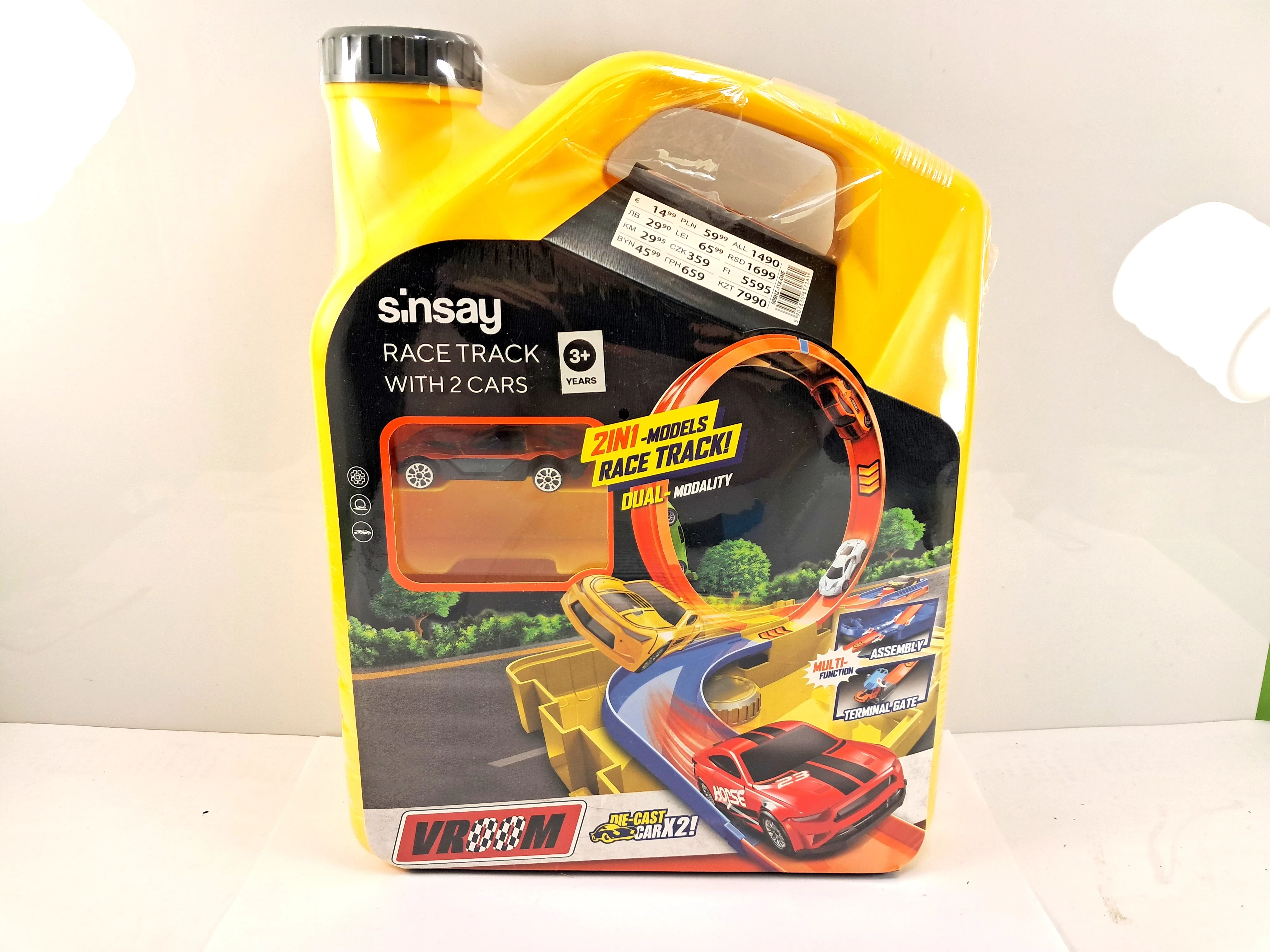 ZABAWKA - RAMPA Z DWOMA SAMOCHODAMI | Samochody i pojazdy | Loombard.pl