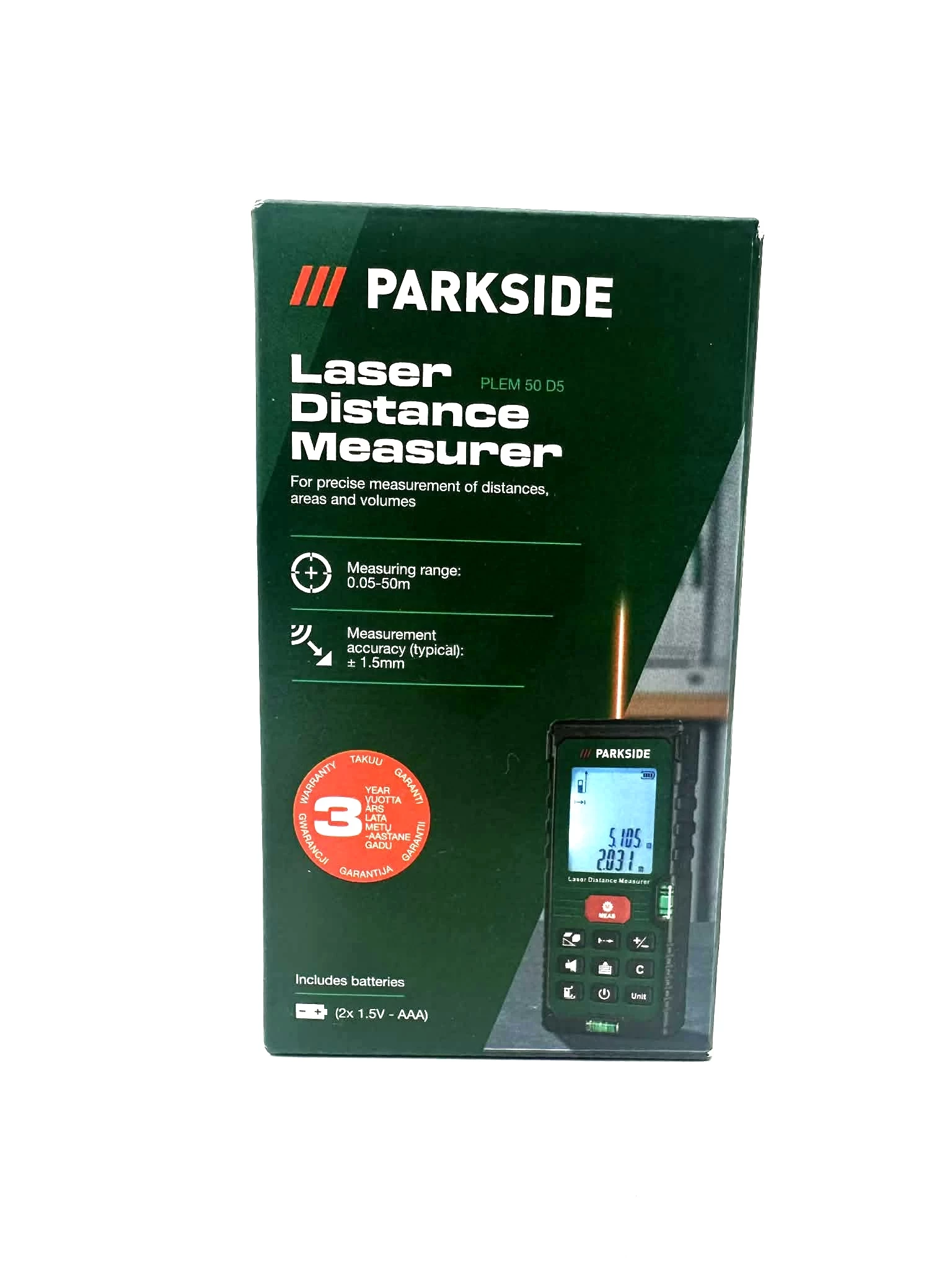 DALMIERZ LASEROWY PARKSIDE PLEM 50 D5 | Zestawy elektronarzędzi ...