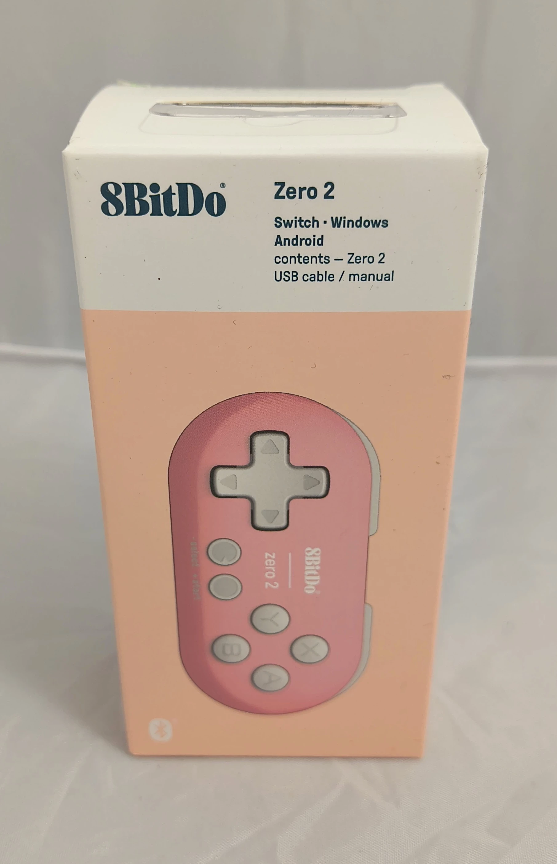 KONTROLER PAD 8BITDO ZERO 2 RÓŻOWY SWITCH, MACOS, WINDOWS, STEAM ...