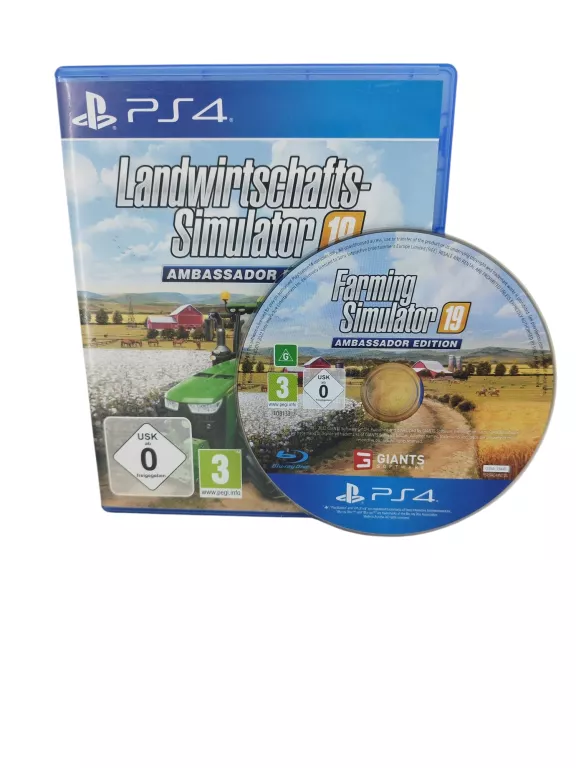 GRA NA PS4 LANDWIRTSCHAFTS-SIMULATOR 19 AMBASADOR EDITIOM | Gry na ...