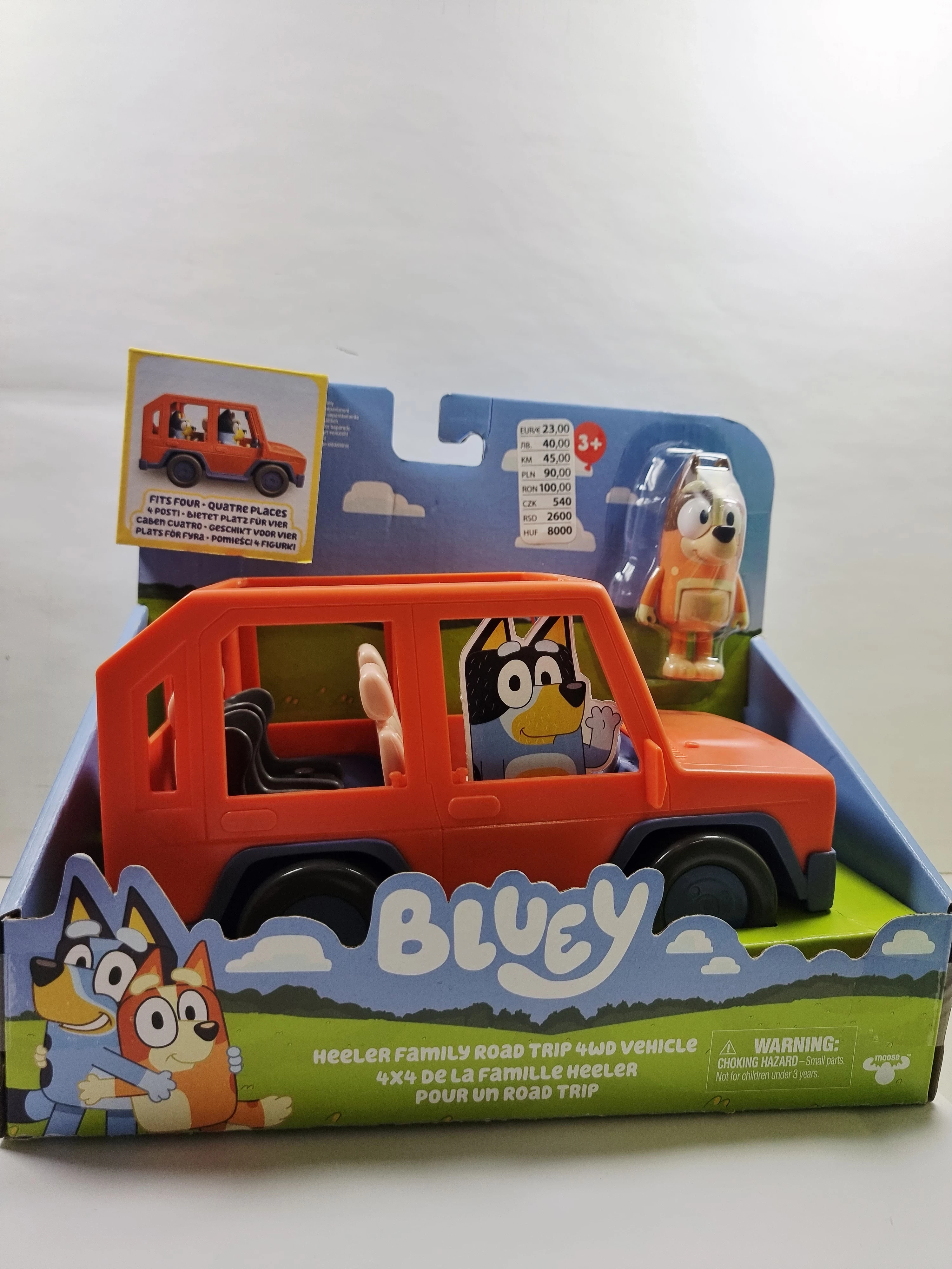 MOOSE TOYS BLUEY WYCIECZKA POJAZDEM Z RODZINĄ HEELER | Samochody i ...